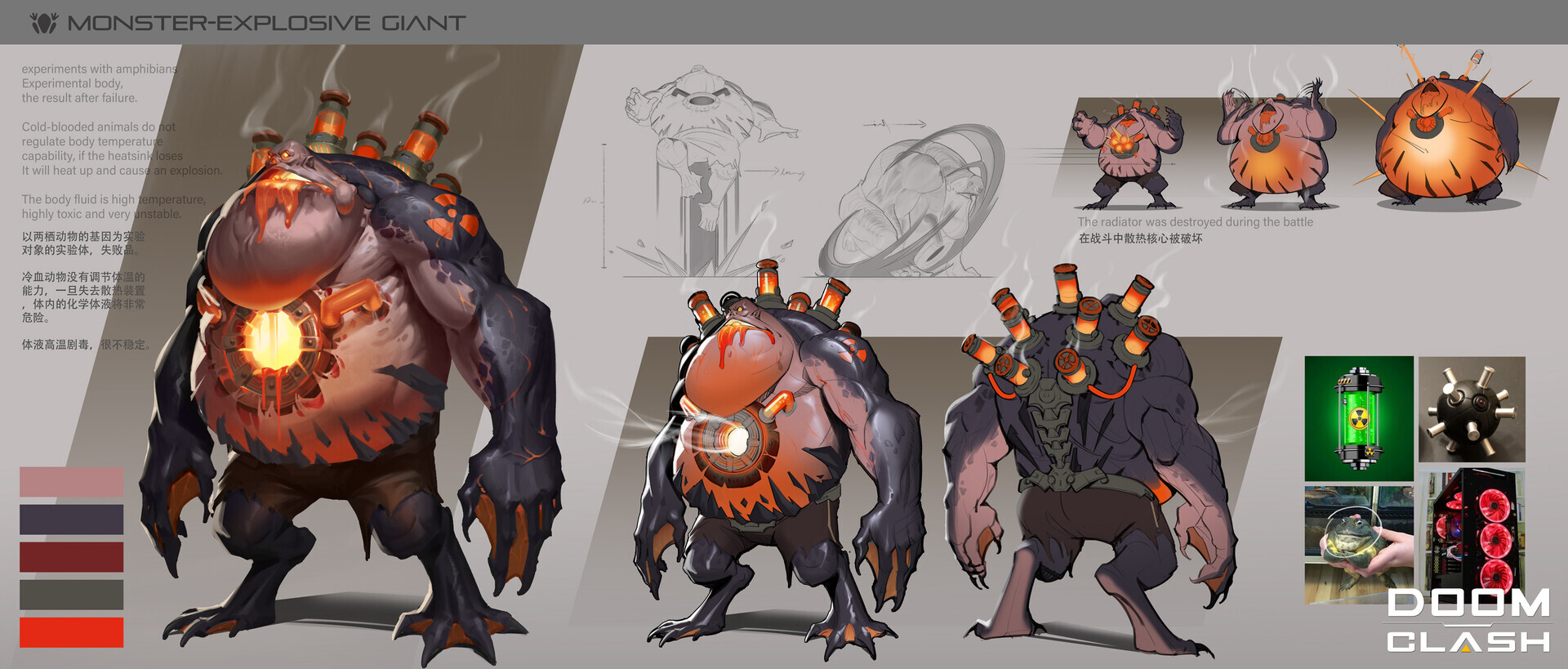 Nikhil Sabu George - monster fanart from Doom clash