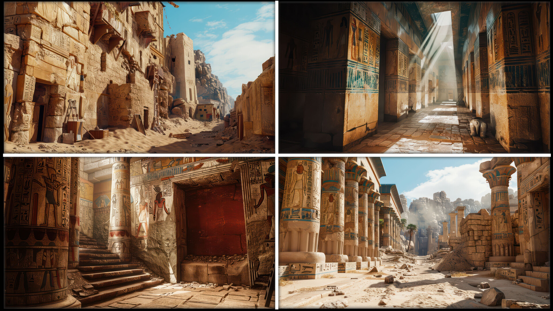 Ferial Concept - 🔹200 Ancient Egypt - Environment Concept Reference ...