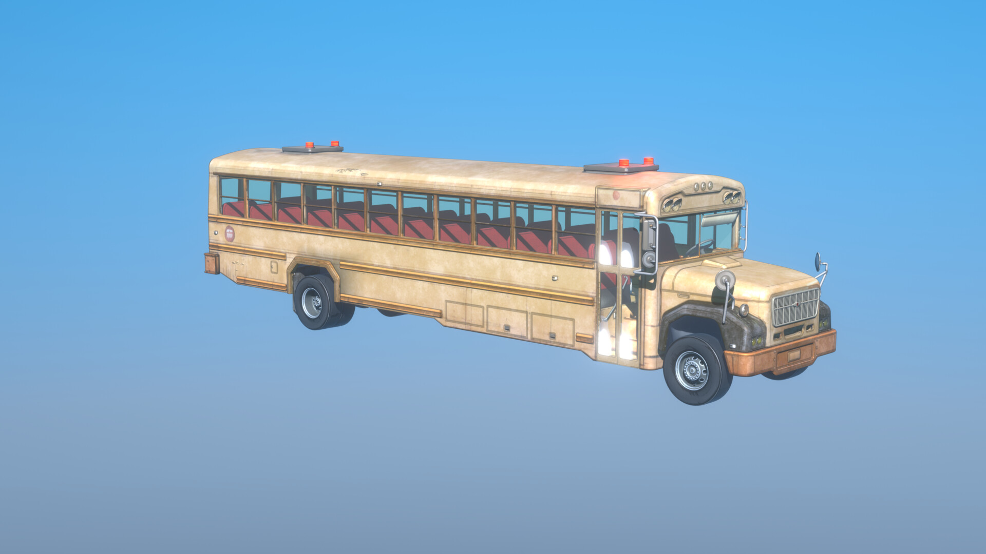 ArtStation - School Bus