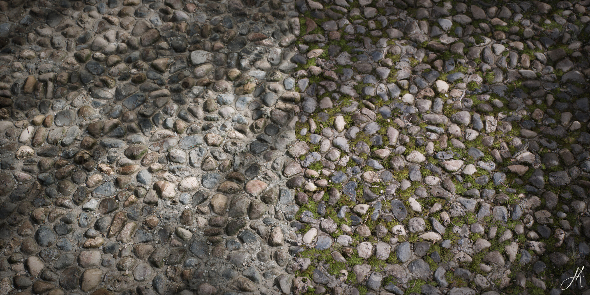 Jonas Armellini - Cobblestone Floor Material - Substance 3D Designer