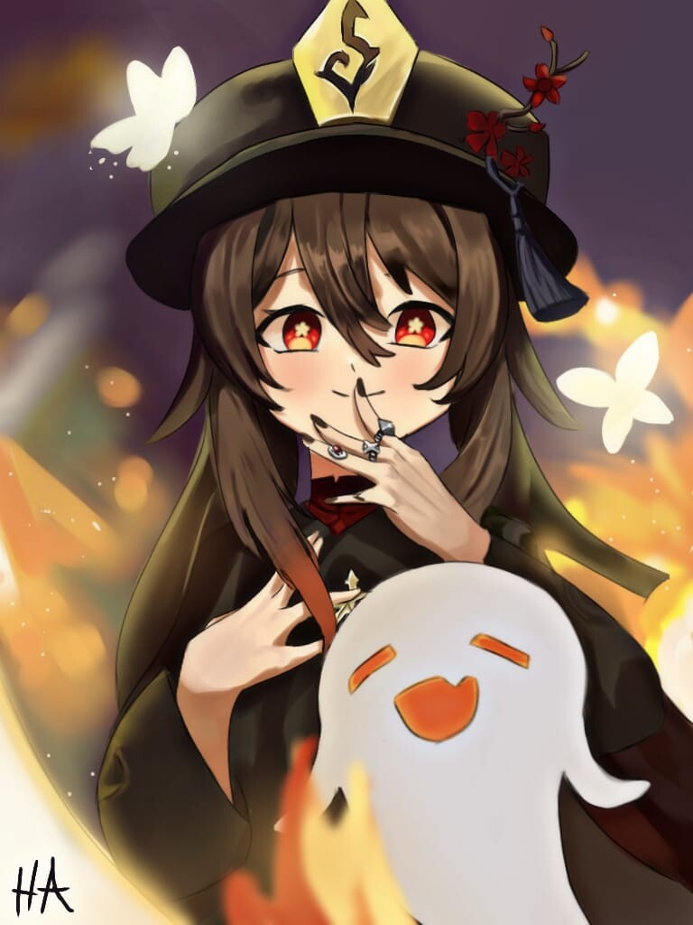 ArtStation - Hutao From Genshin Impact