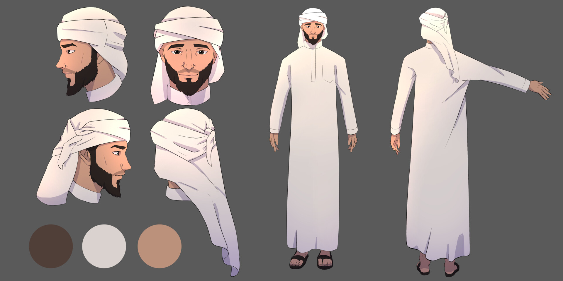 ArtStation - Commissioned Character Sheets