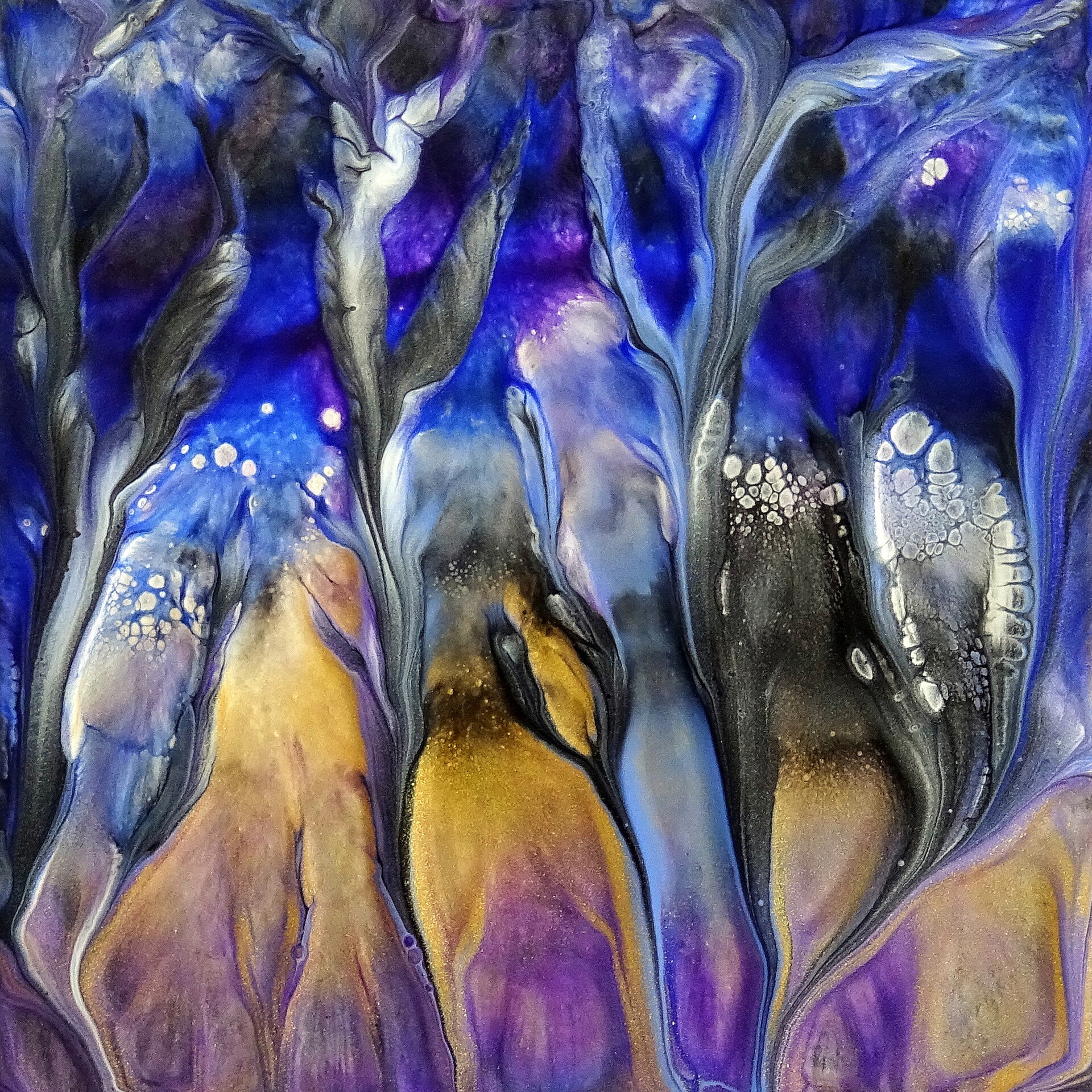 ArtStation - Double Dip ~ Easy Acrylic Pour Painting ~ Beginners Fluid Art