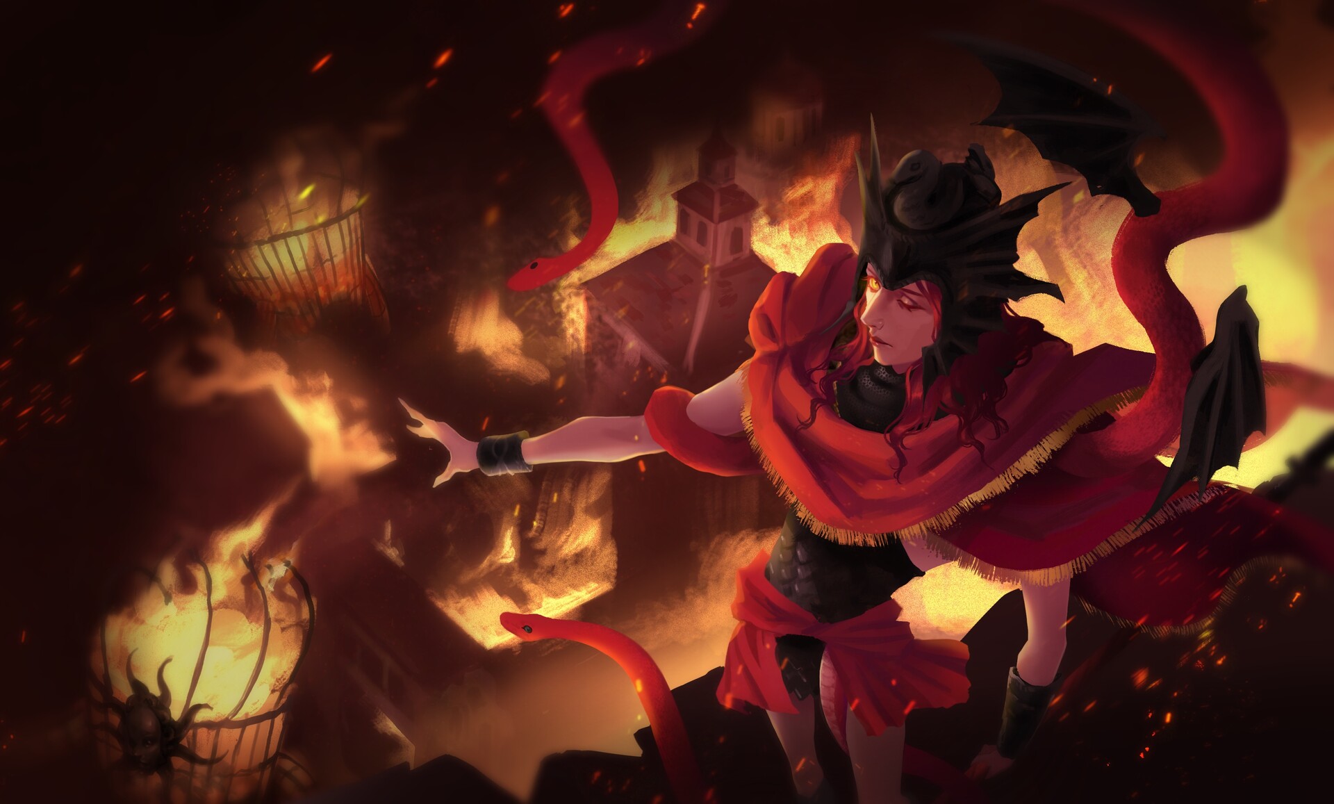 ArtStation - The tyranny of Messmer’s flame 🔥