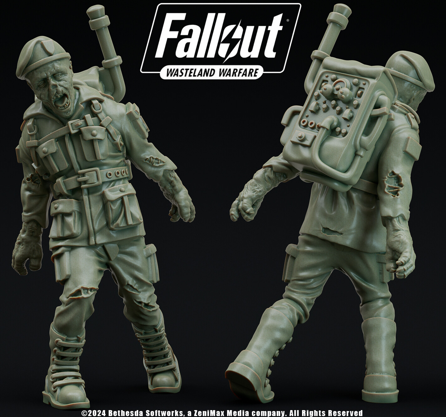 ArtStation - Fallout - Wasteland Warfare Ghouls 28mm