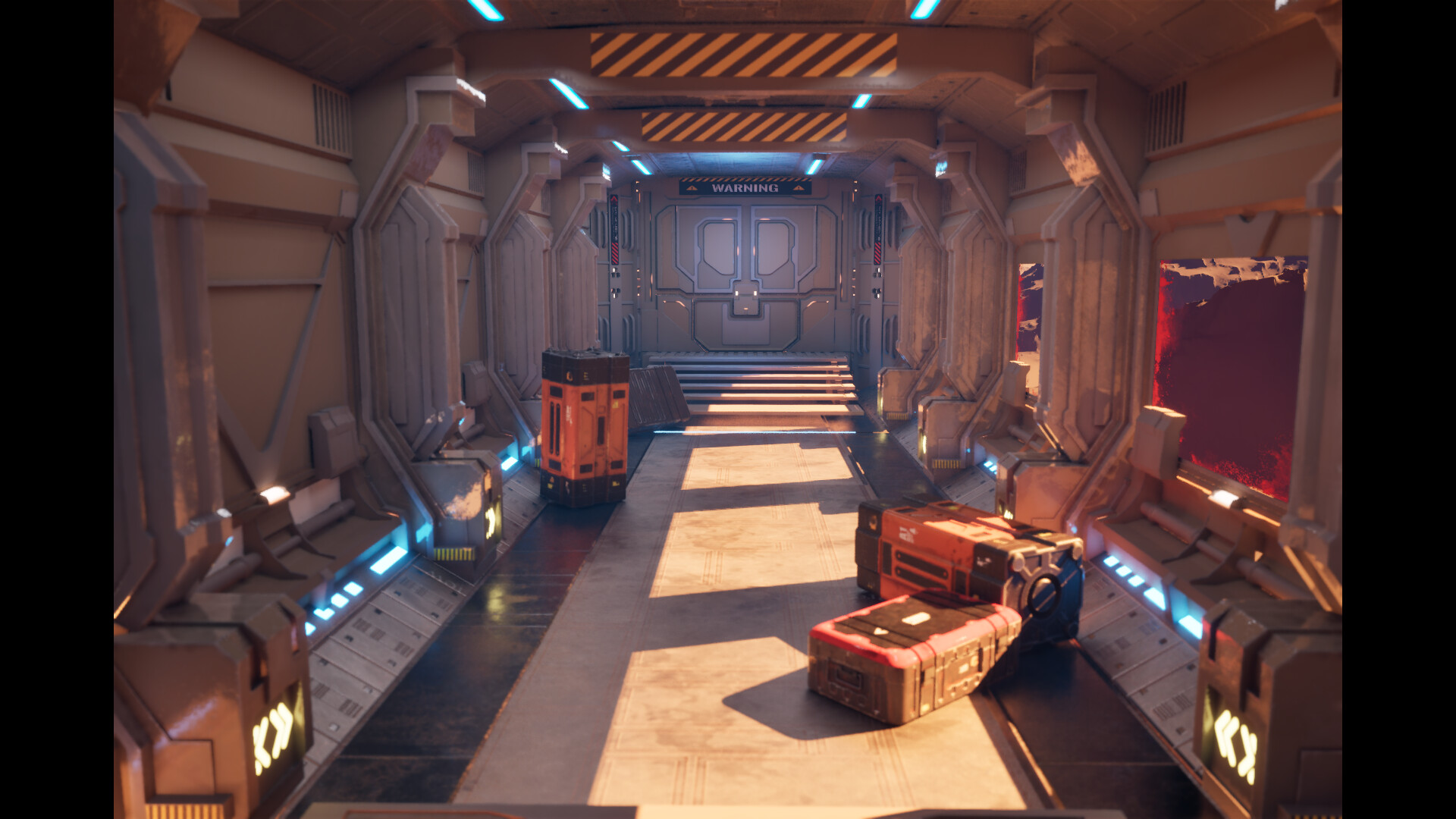 ArtStation - Sci Fi corridor