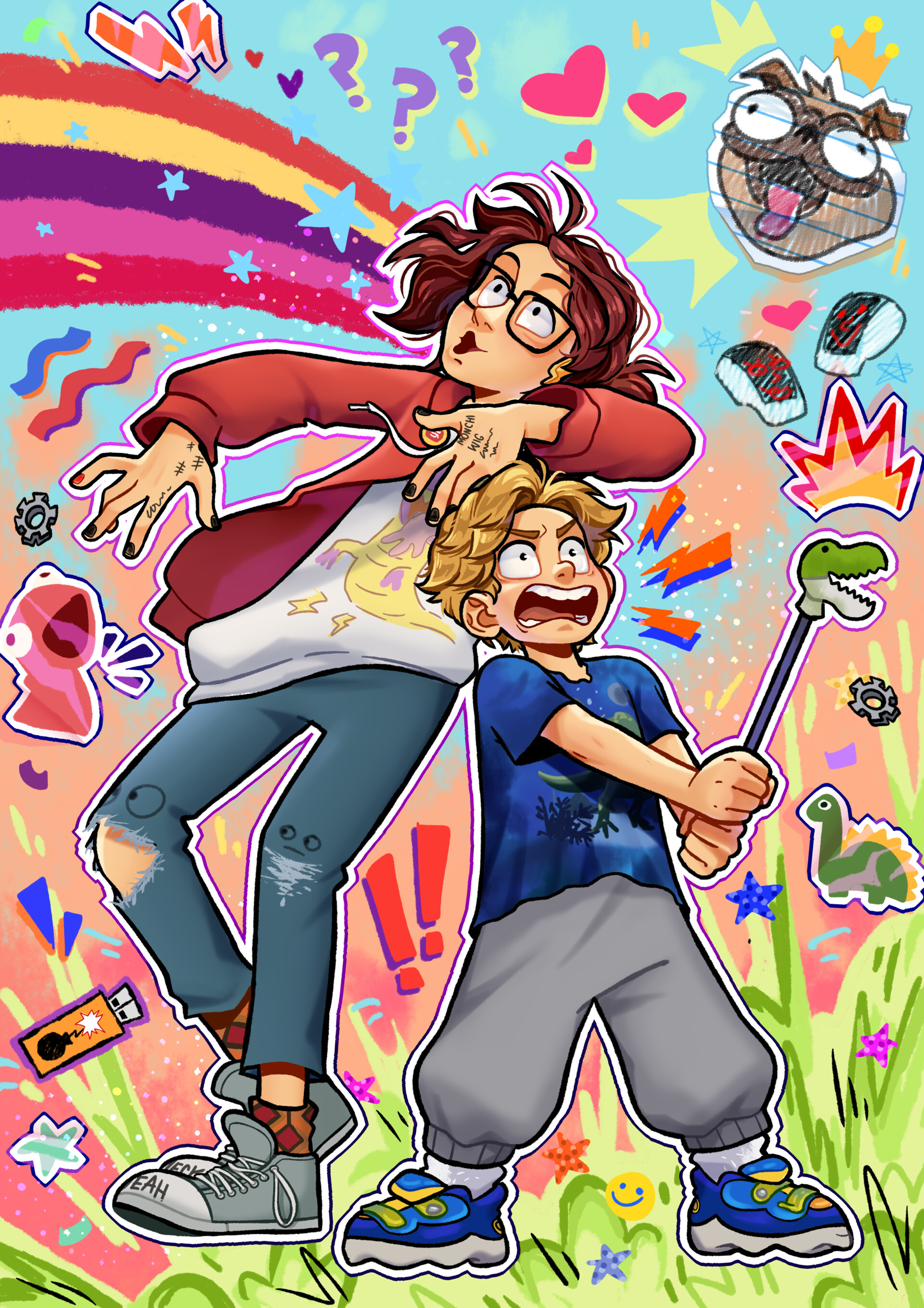 ArtStation - The Mitchells VS The Machines poster