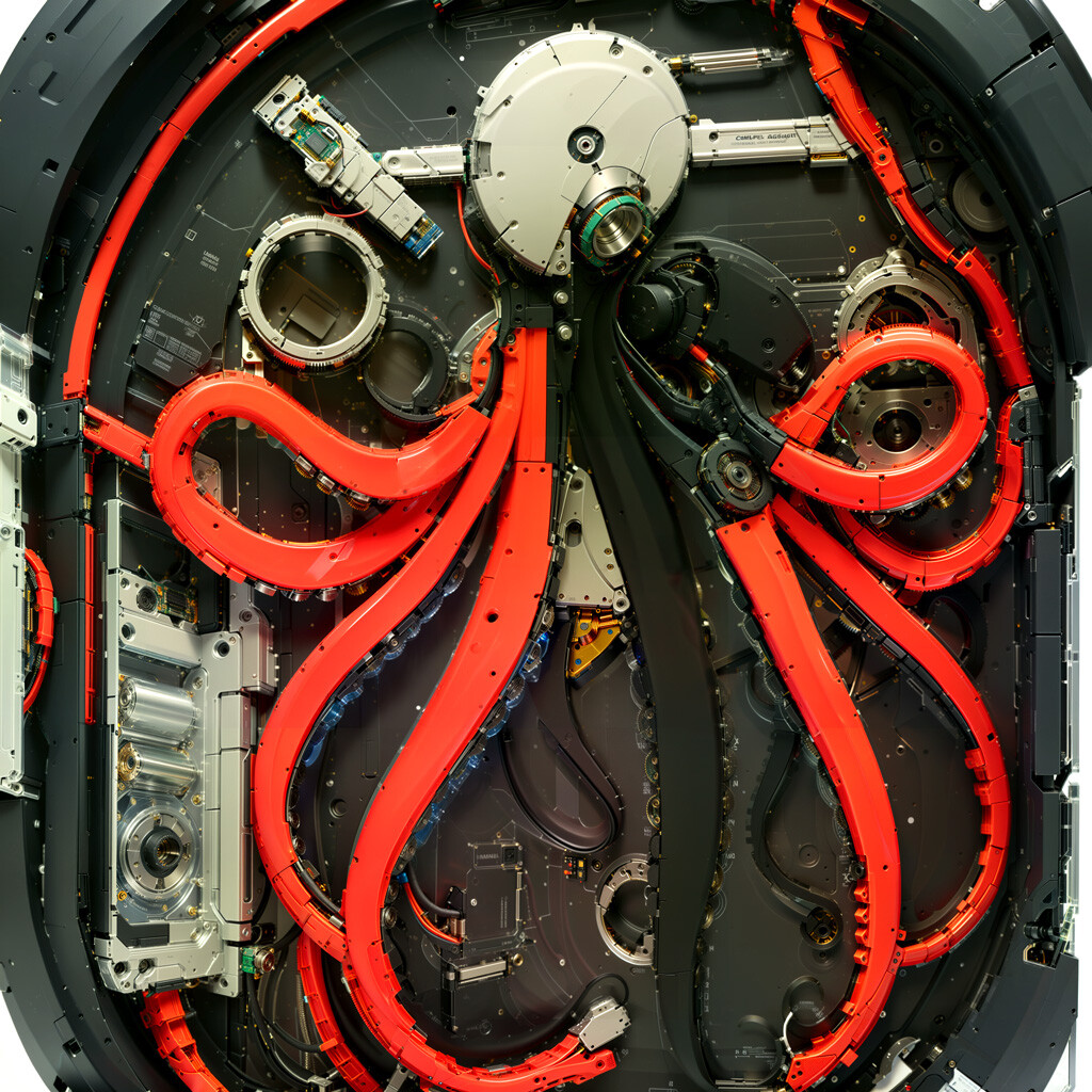 ArtStation - 10.tacles tech details in kraken shape
