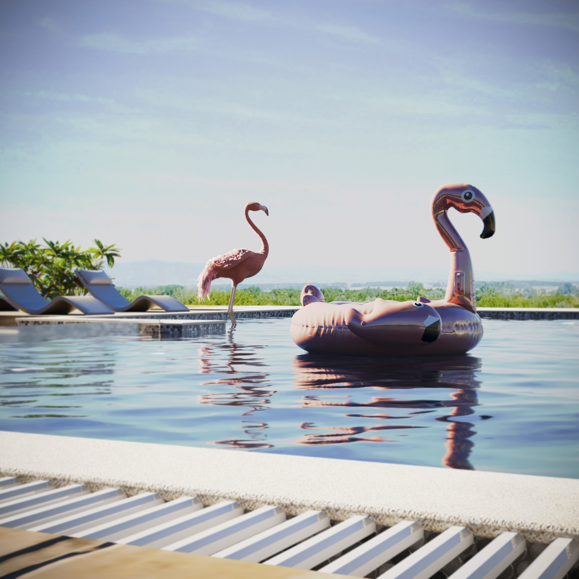 ArtStation - In an idyllic corner of summer