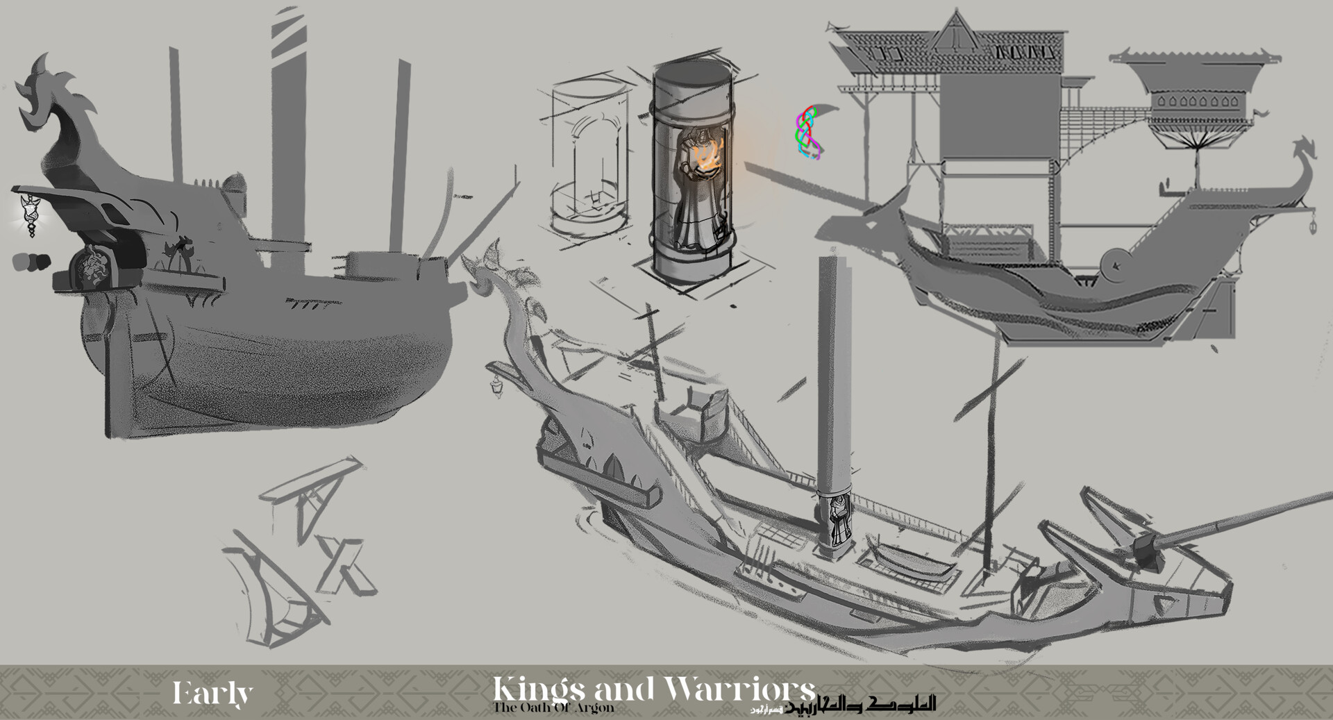 Anas Karimo - Kings and Warriors: The Oath Of Argon Ship Concept