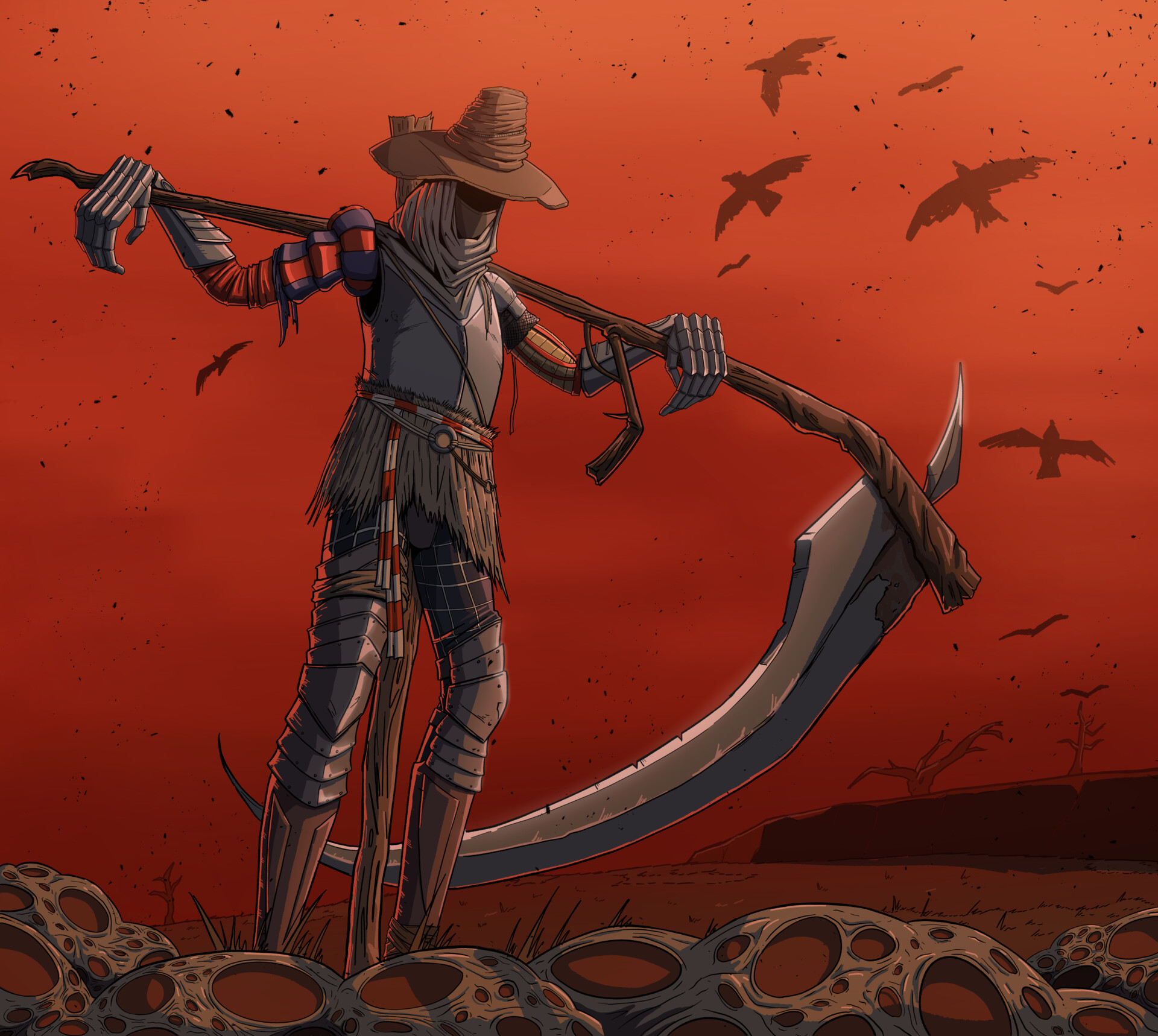 ArtStation - Caelid Scarecrow