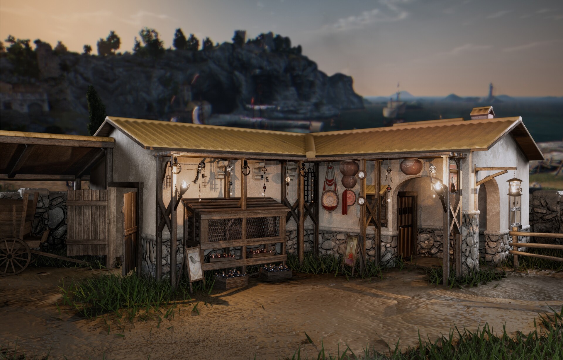ArtStation - A house from BDO.