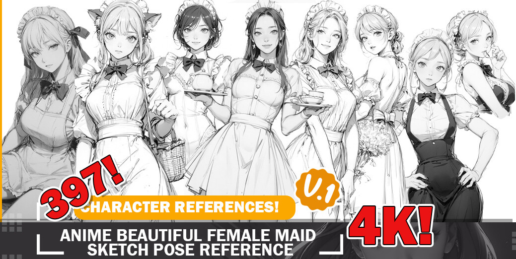 4K Anime Reference Art for Artists and Enthusiasts - 397 Various Anime ...