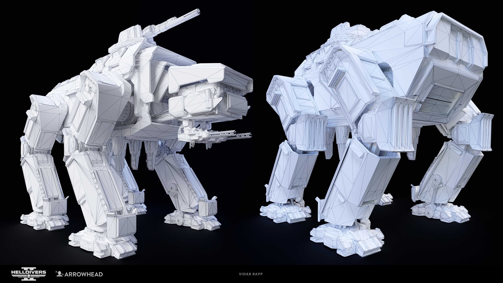 Vidar Rapp - Helldivers 2 - Factory Strider