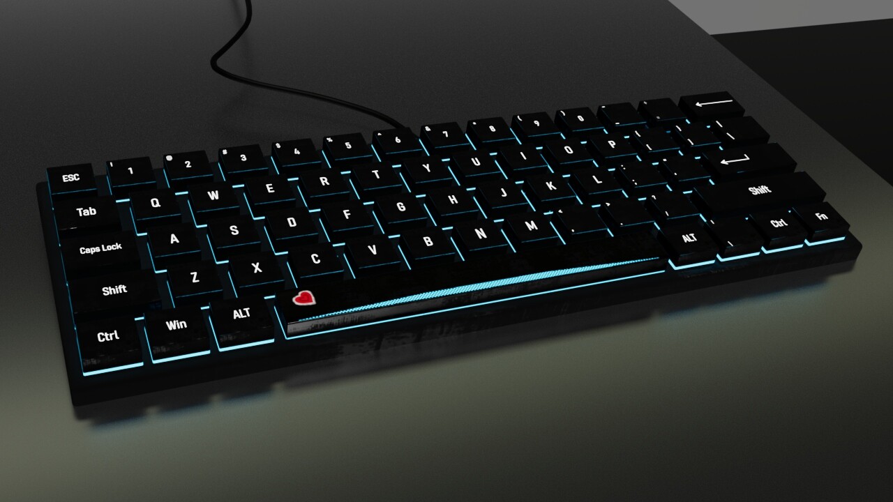 ArtStation - Keyboard model