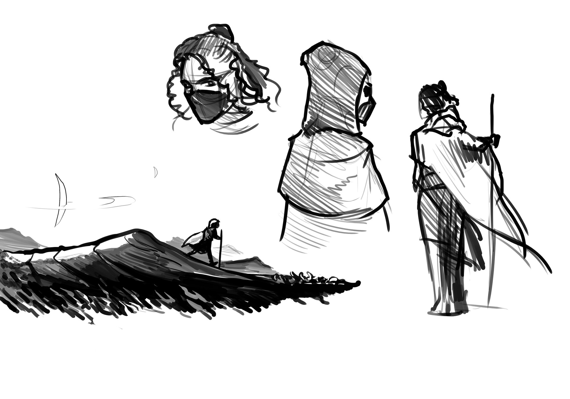 ArtStation - Sketches of Wanderer