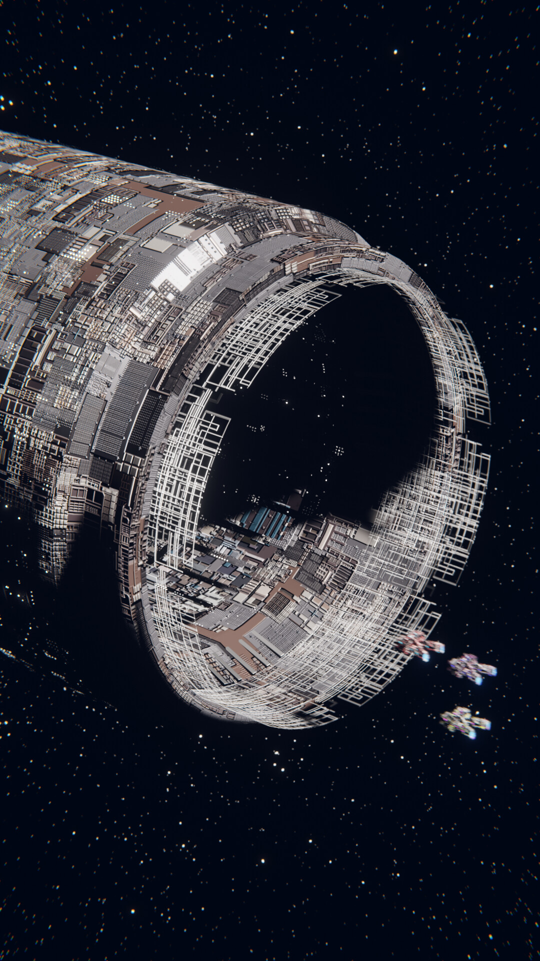 ArtStation - Sci-fi Space station.