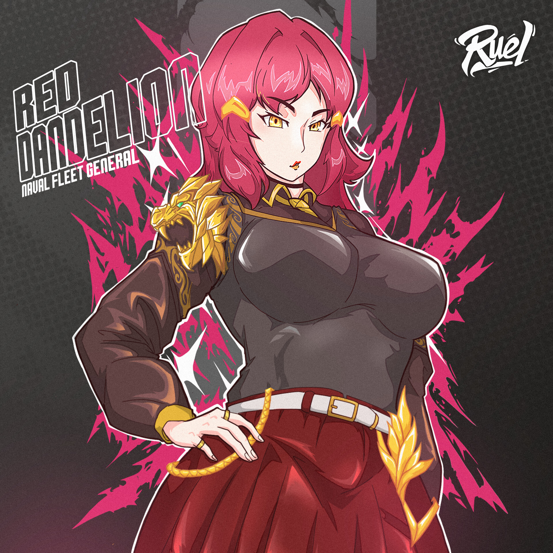 ArtStation - Naval Fleet General // Red Dandelion