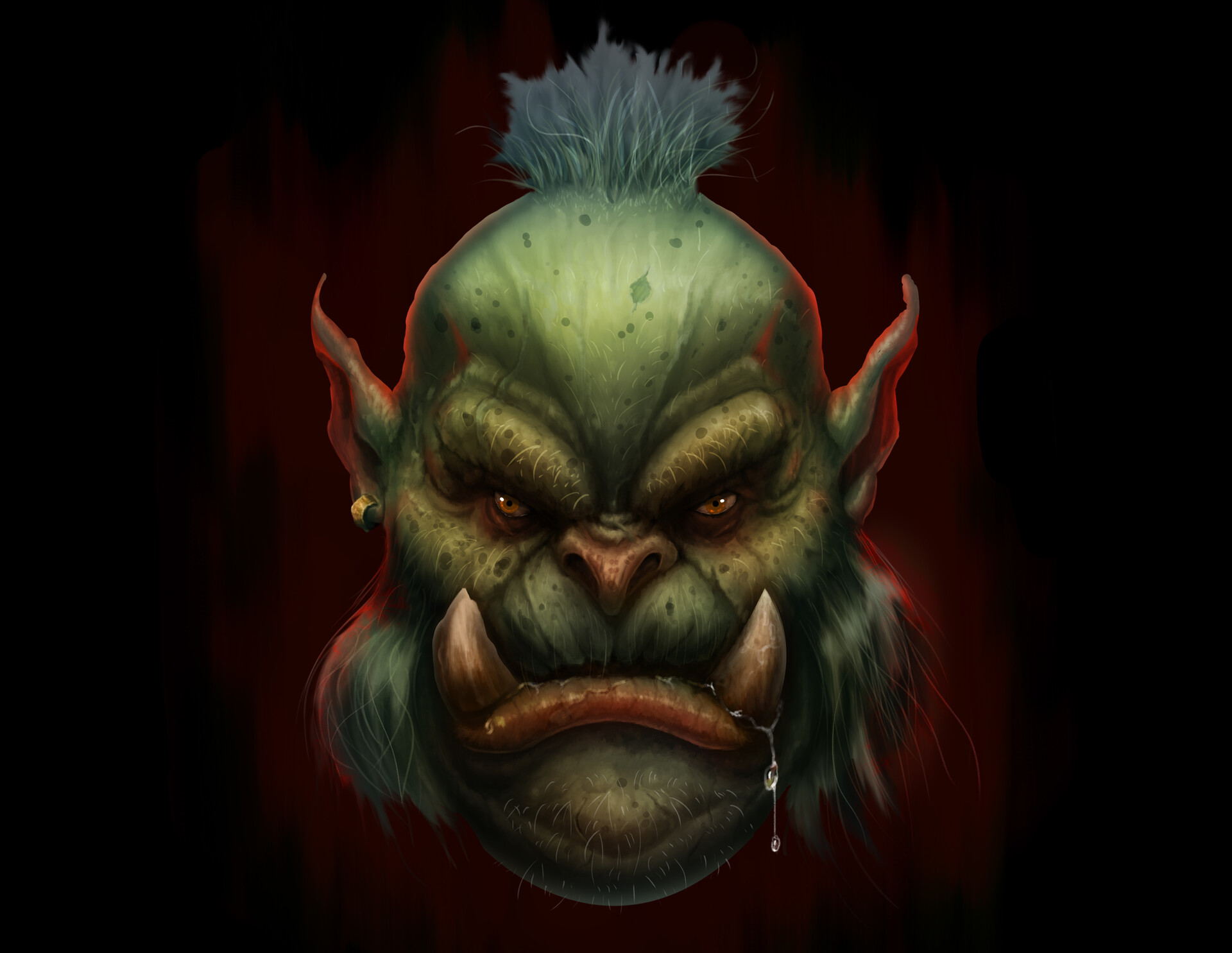 ArtStation - Orc Head Practice