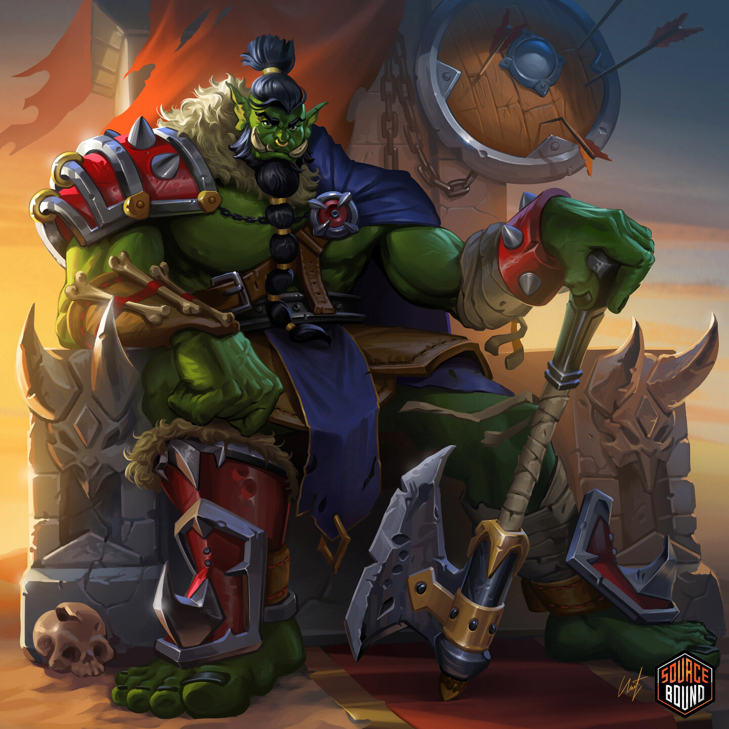 ArtStation - Dark Orc Throne