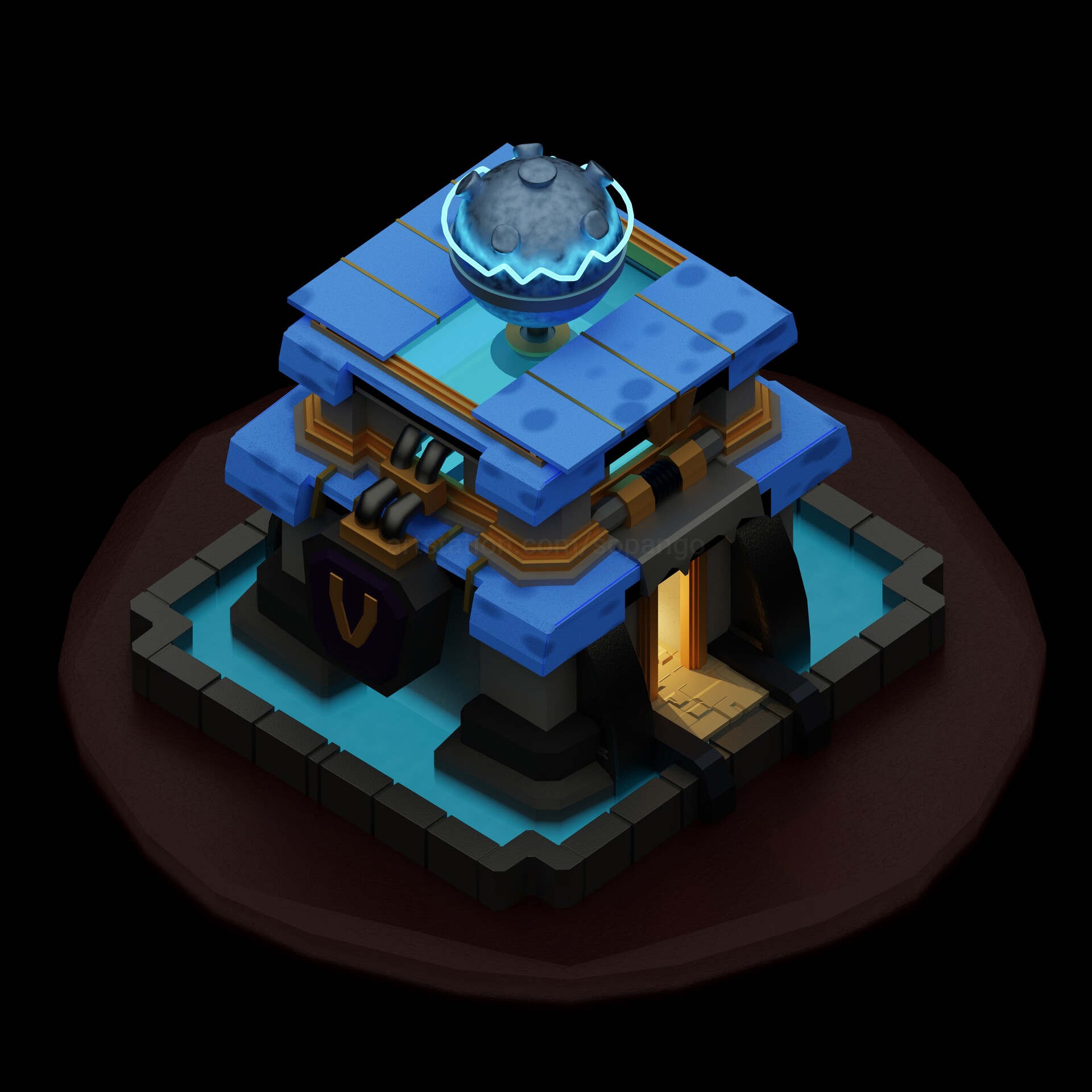 ArtStation - Clash of Clans 3D Model!