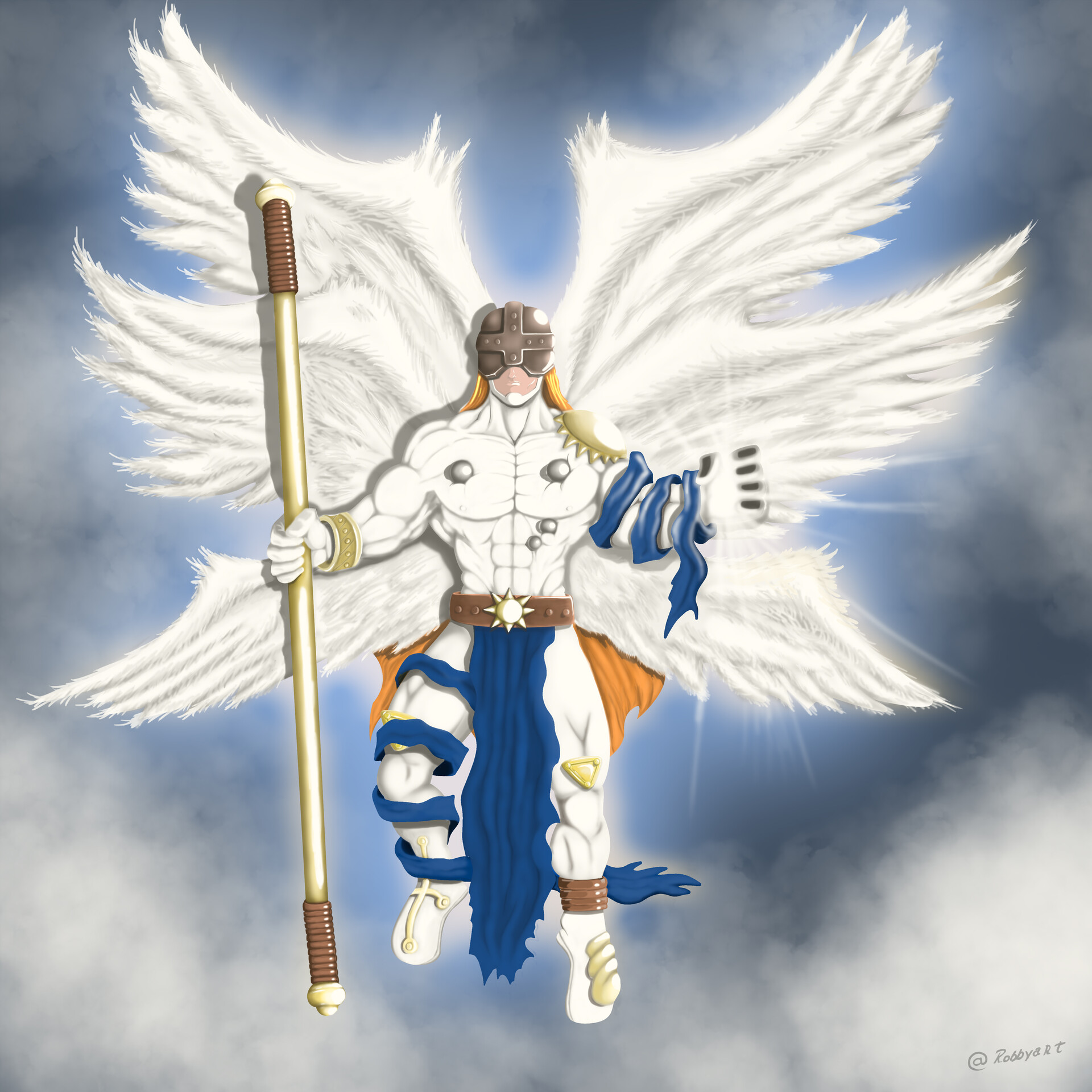 ArtStation - Digimon Angemon ilustração