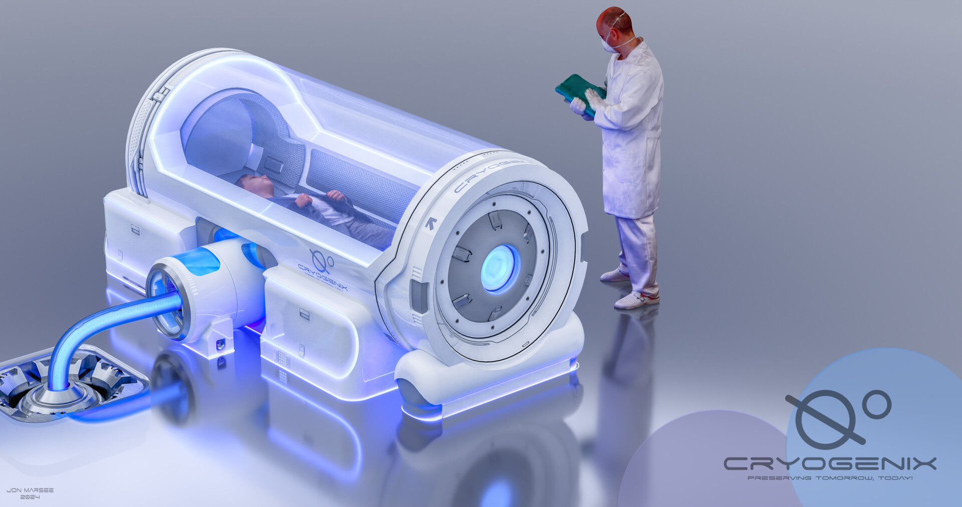 ArtStation - Cryogenic Capsule