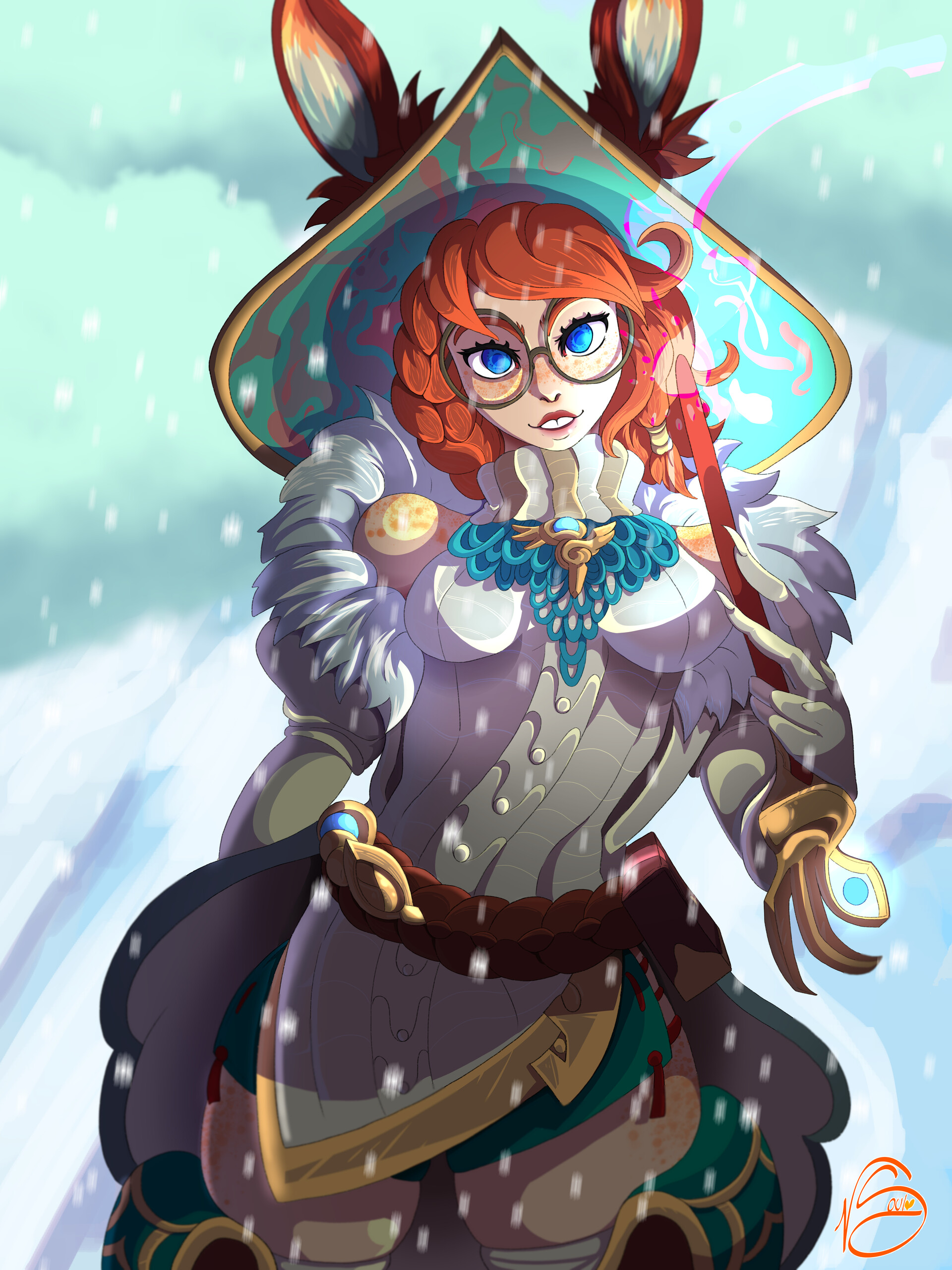 ArtStation - AURORA - The Witch Between Worlds