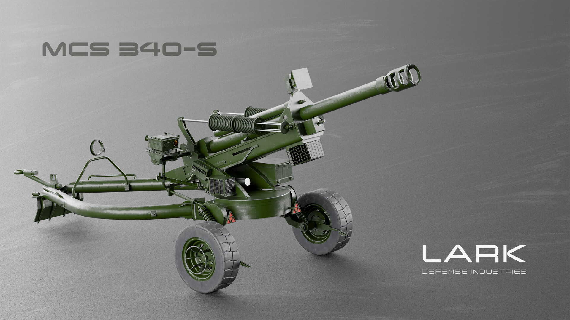 ArtStation - Realistic Towed Howitzer