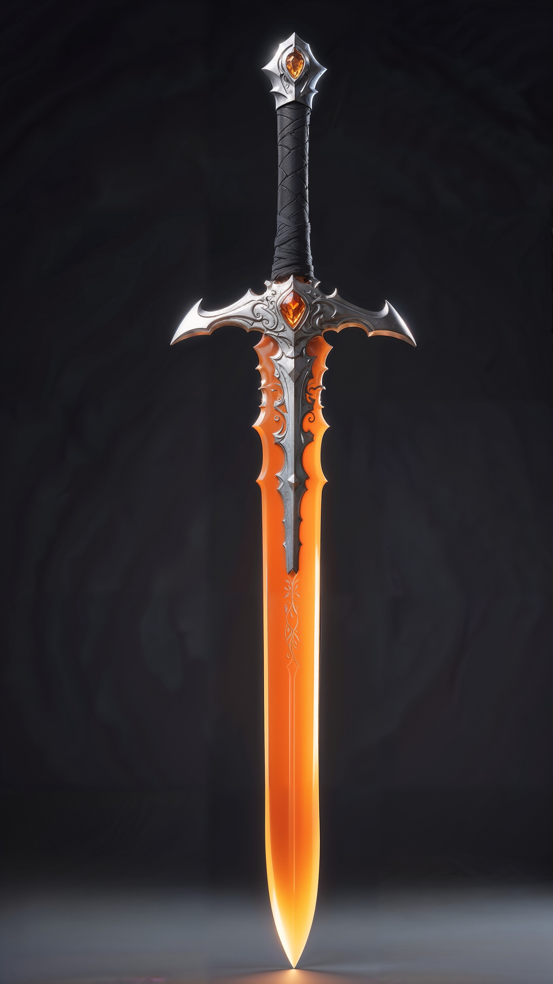 ArtStation - Sunfire Blade: Fantasy Ember Sword - Concept Art (2688 x 4784)