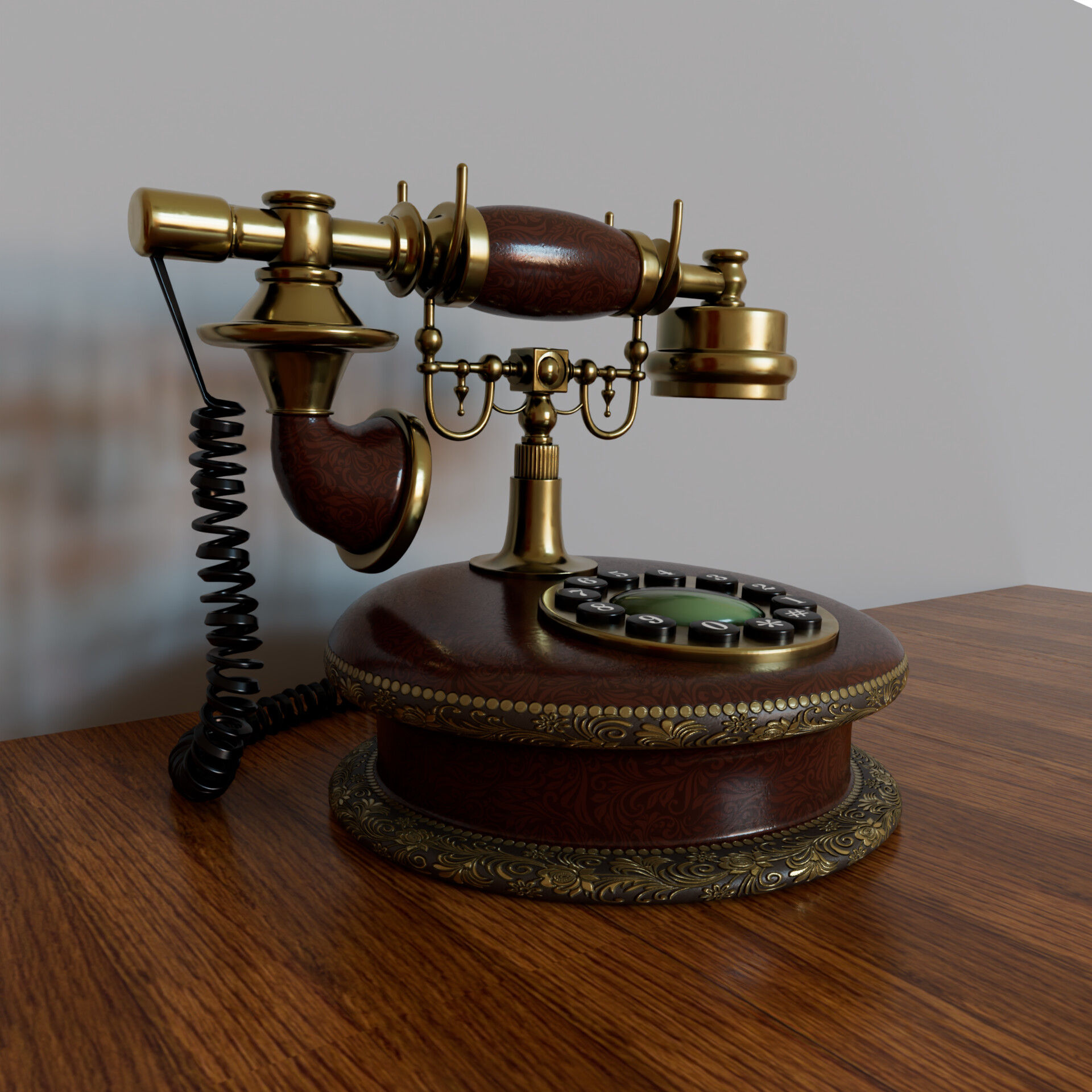 ArtStation - Vintage Telephone