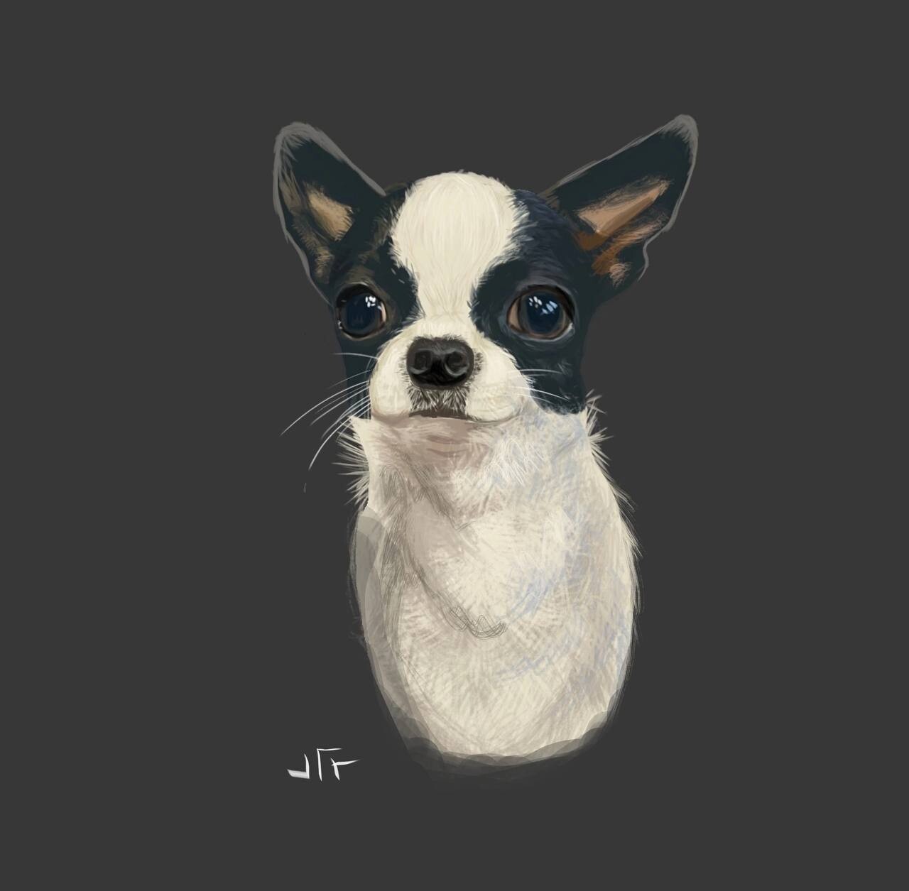ArtStation - Puppy Portrait