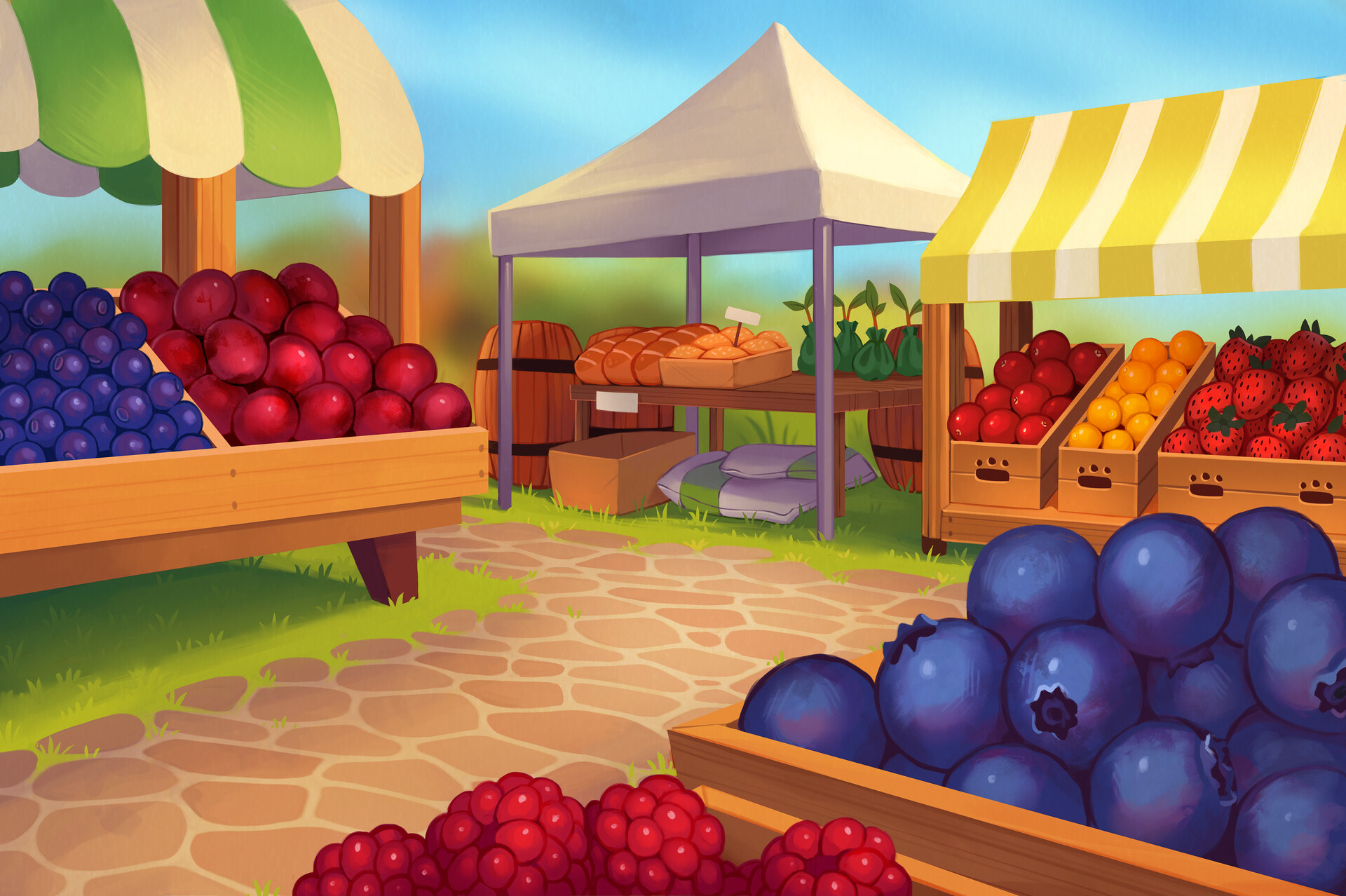 ArtStation - Four Money Bears - Market