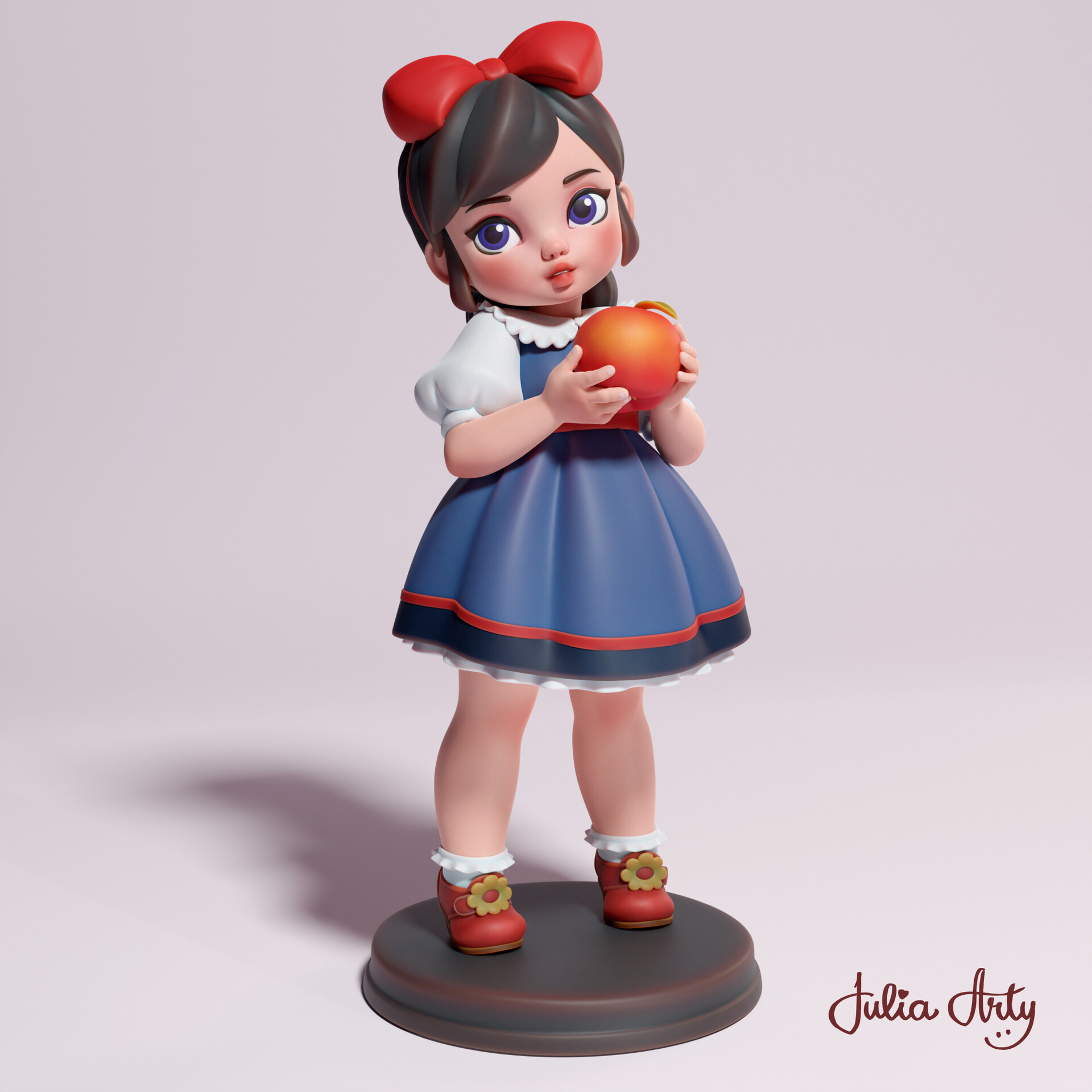 ArtStation - Girl with an apple