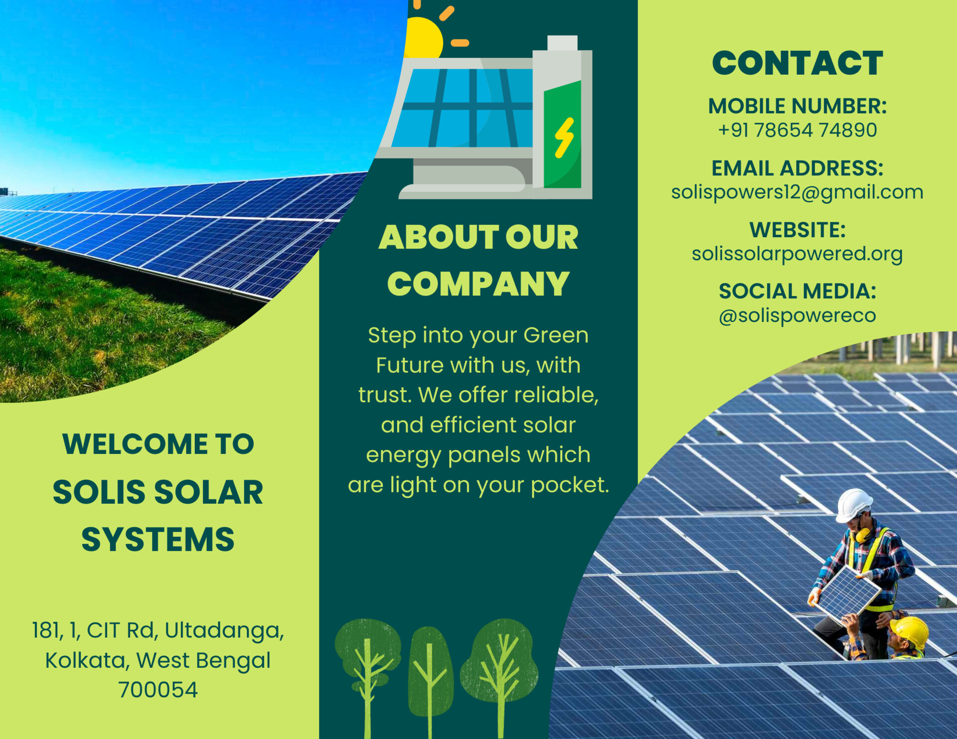 ArtStation - Three-Fold Flyer Design