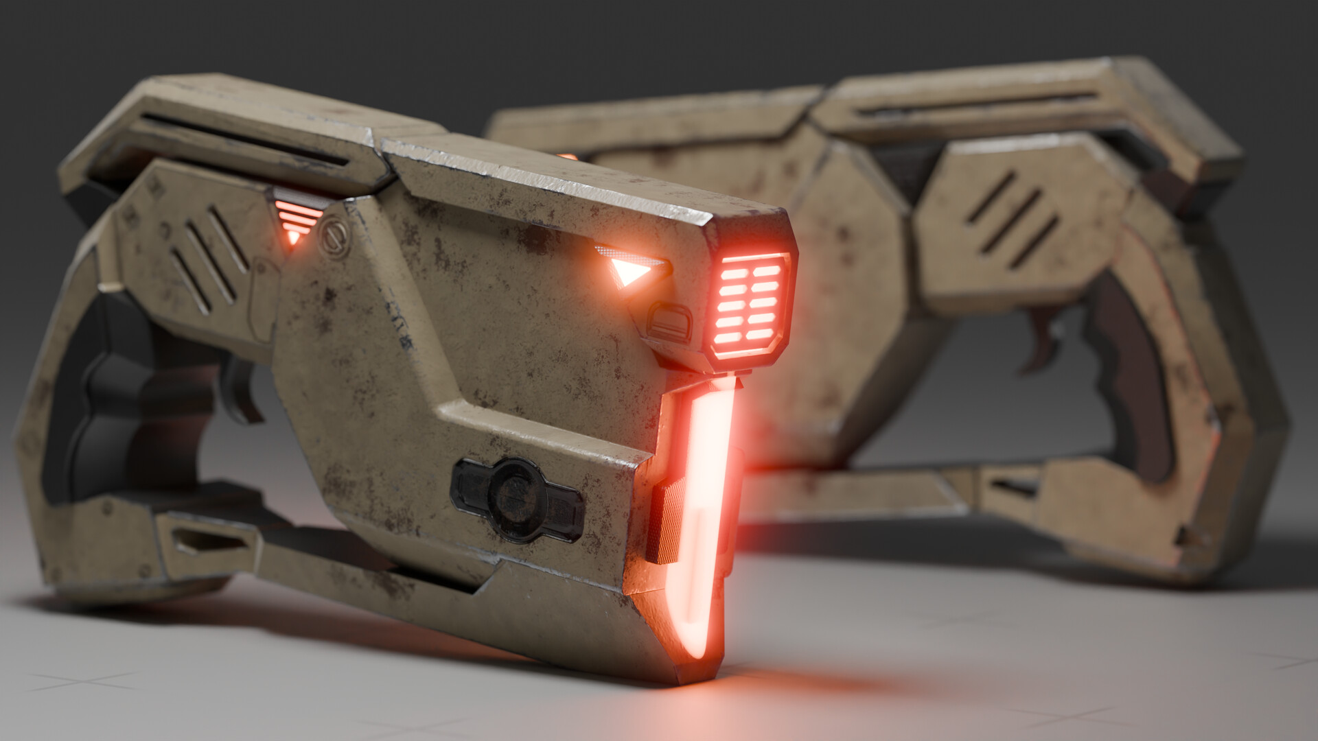 ArtStation - Scifi Pistol Concept