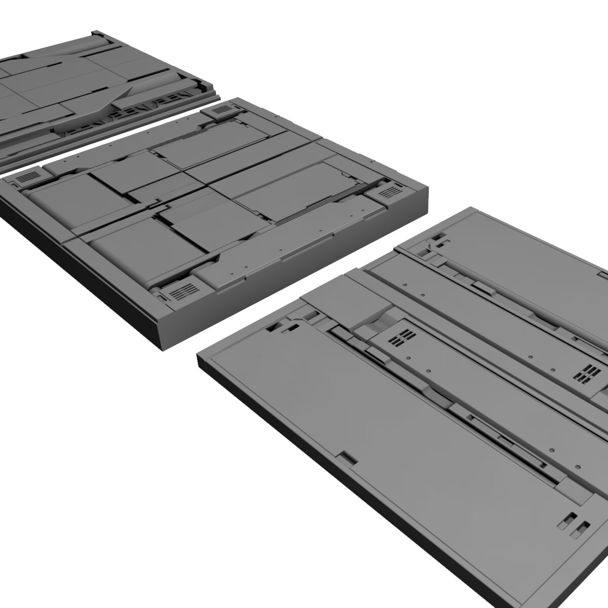 ArtStation - 3d Sci-Fi Panel Modules