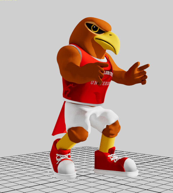 ArtStation - Rocky the Red Hawk