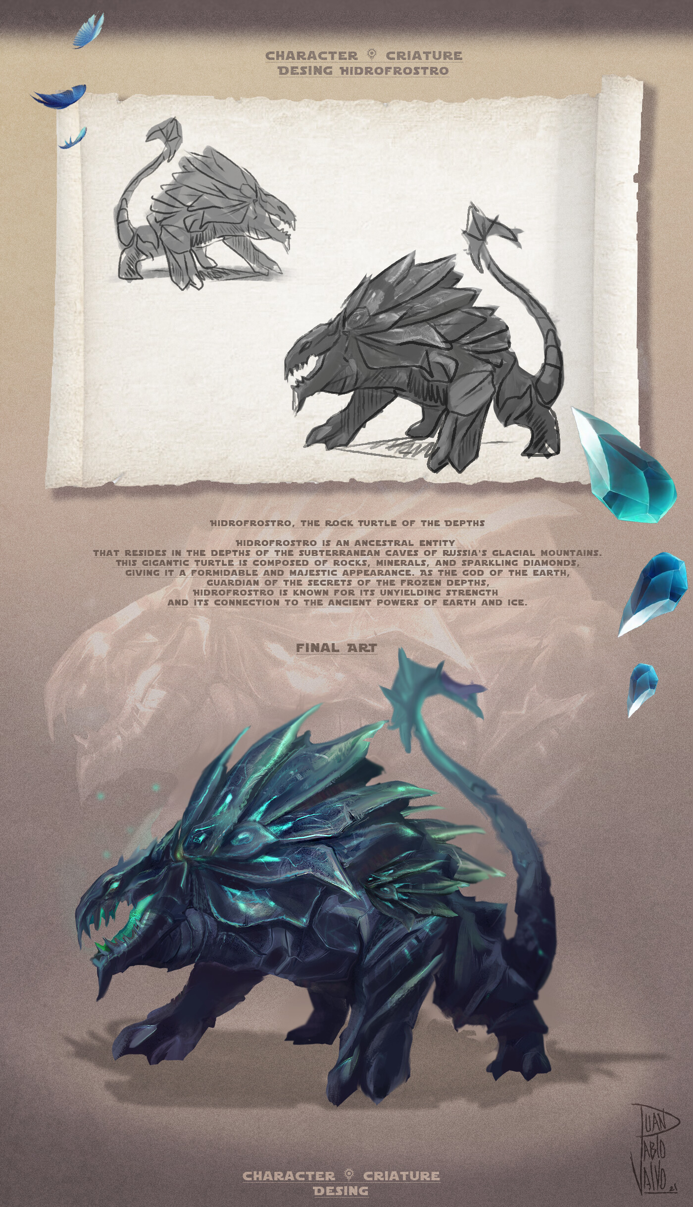 ArtStation - Fantasy Concept Art: Characters and Creature Rock