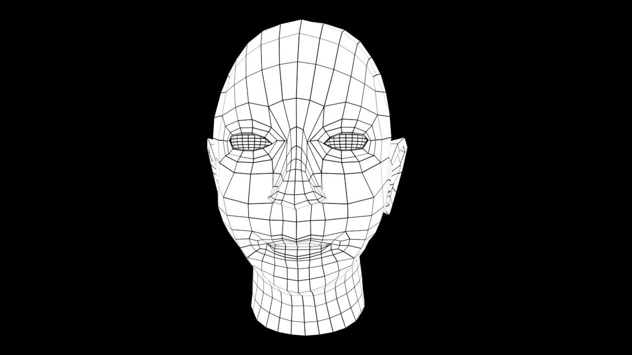 Jimena Maza Cardenas - Practice of face retopology