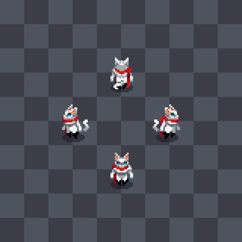 ArtStation - 16x16 cat character