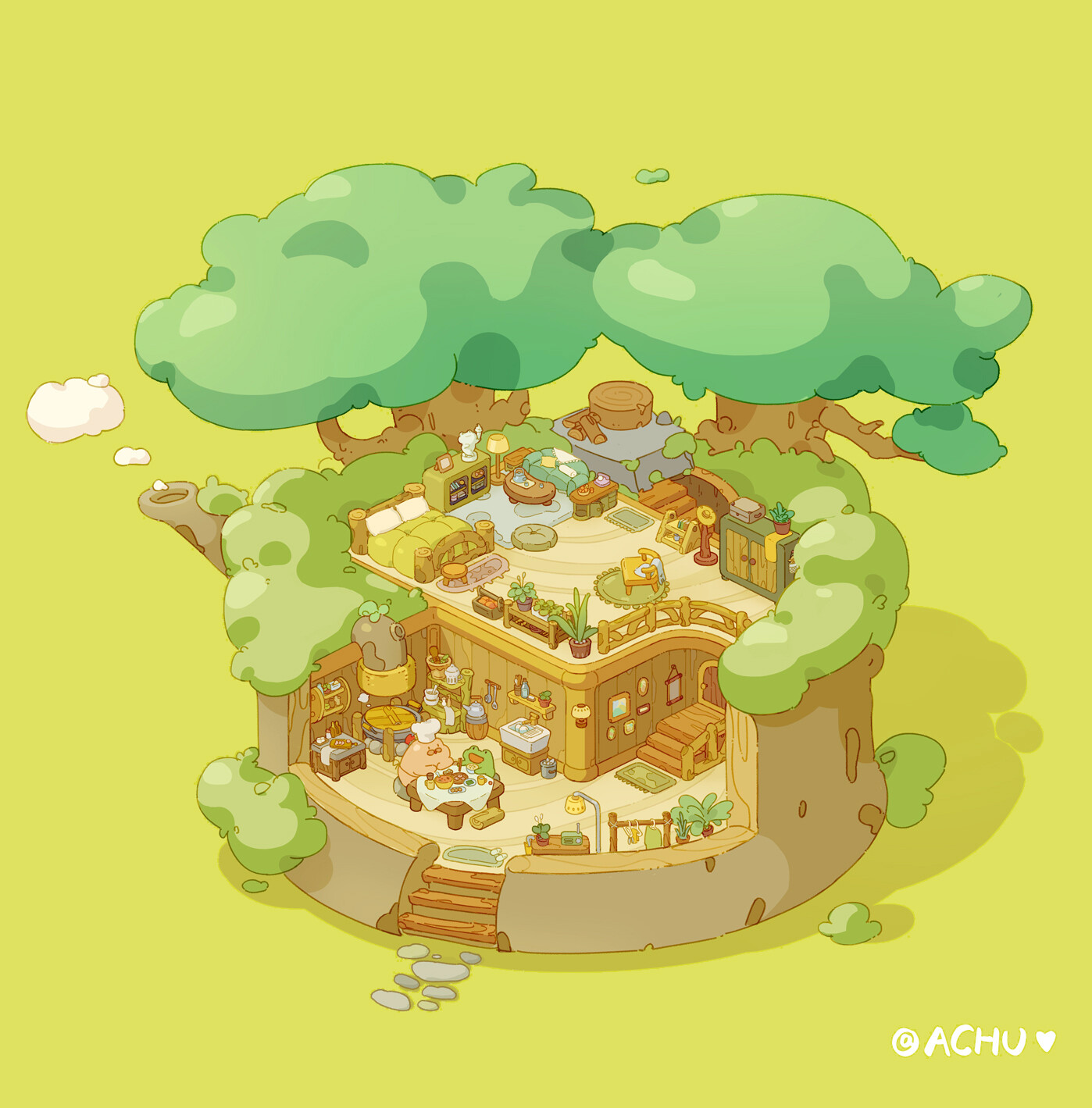 ArtStation - tree house