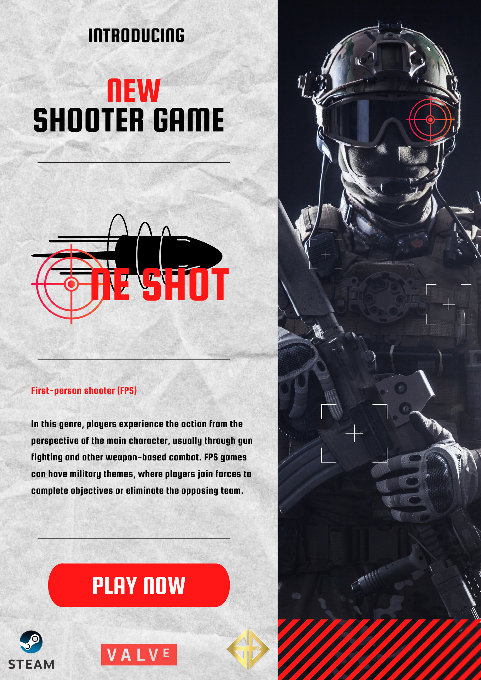 ArtStation - FPS Game poster