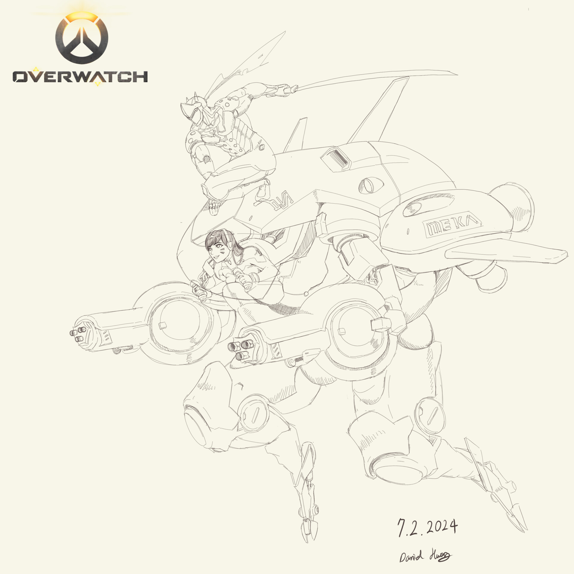 ArtStation - Dva Genji