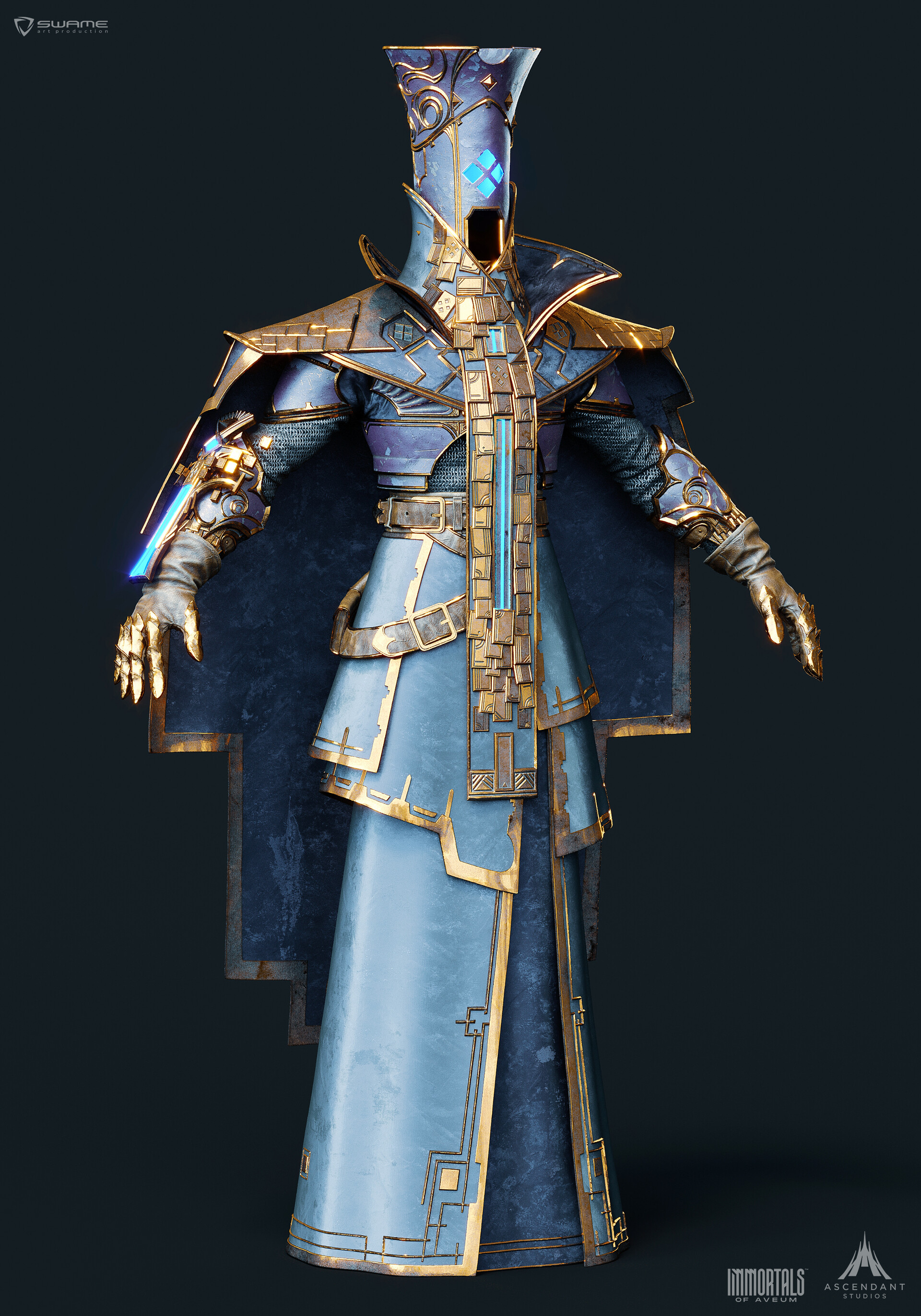 ArtStation - Rasharnian Blue Magnus (tier 3)