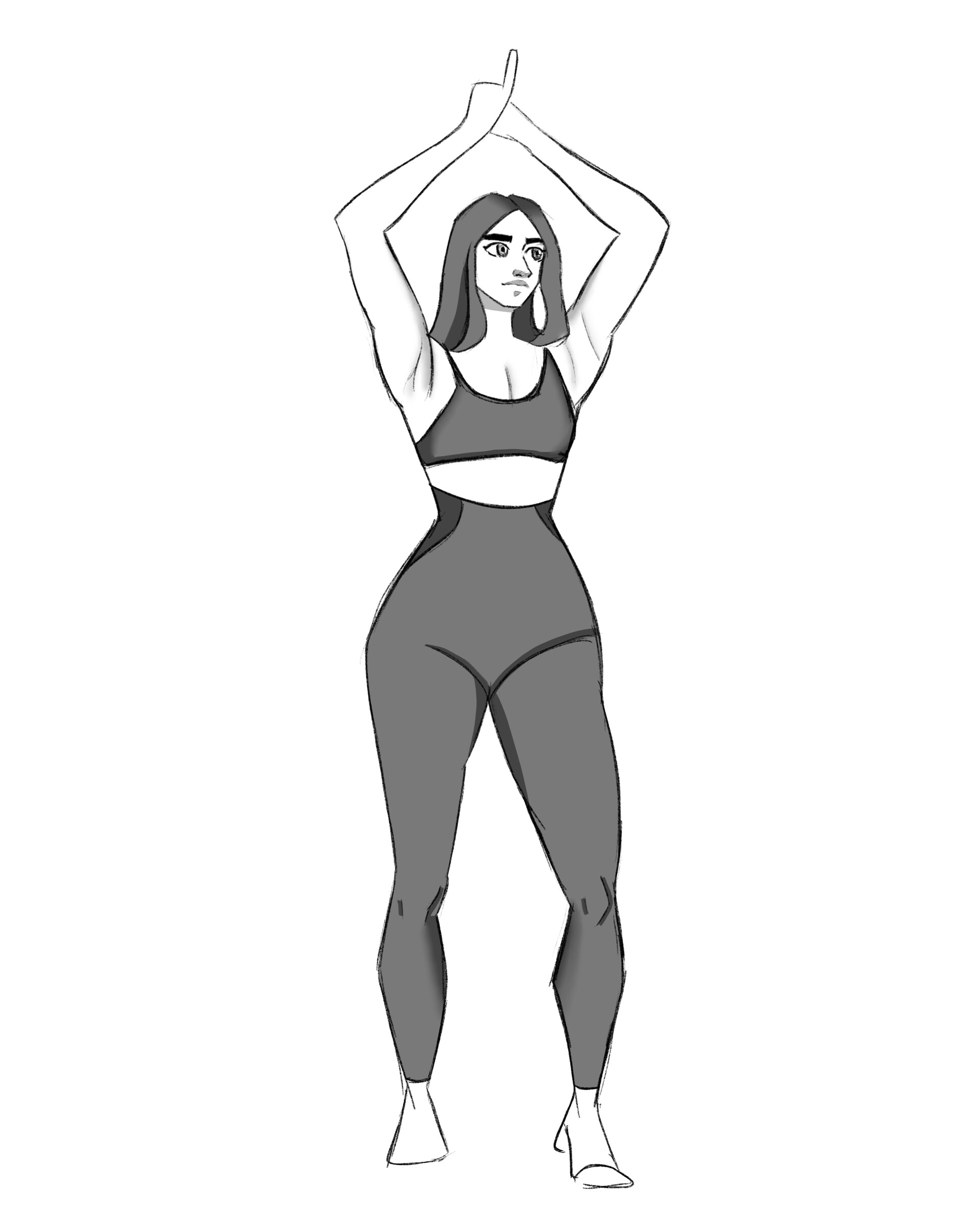 ArtStation - Full body study