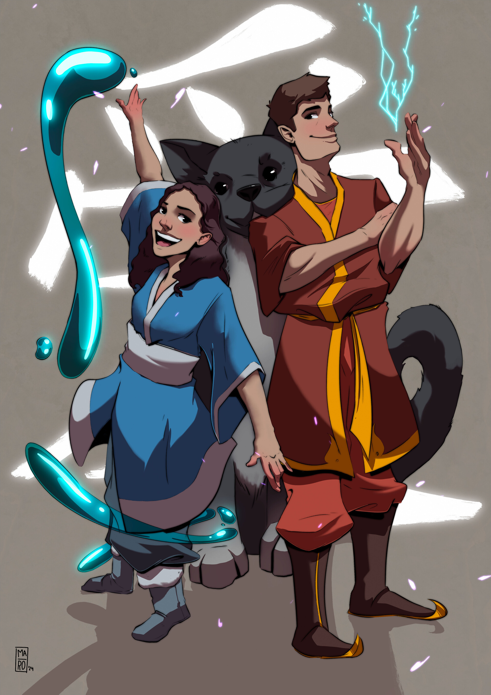 ArtStation - Avatar the Last Airbender commission