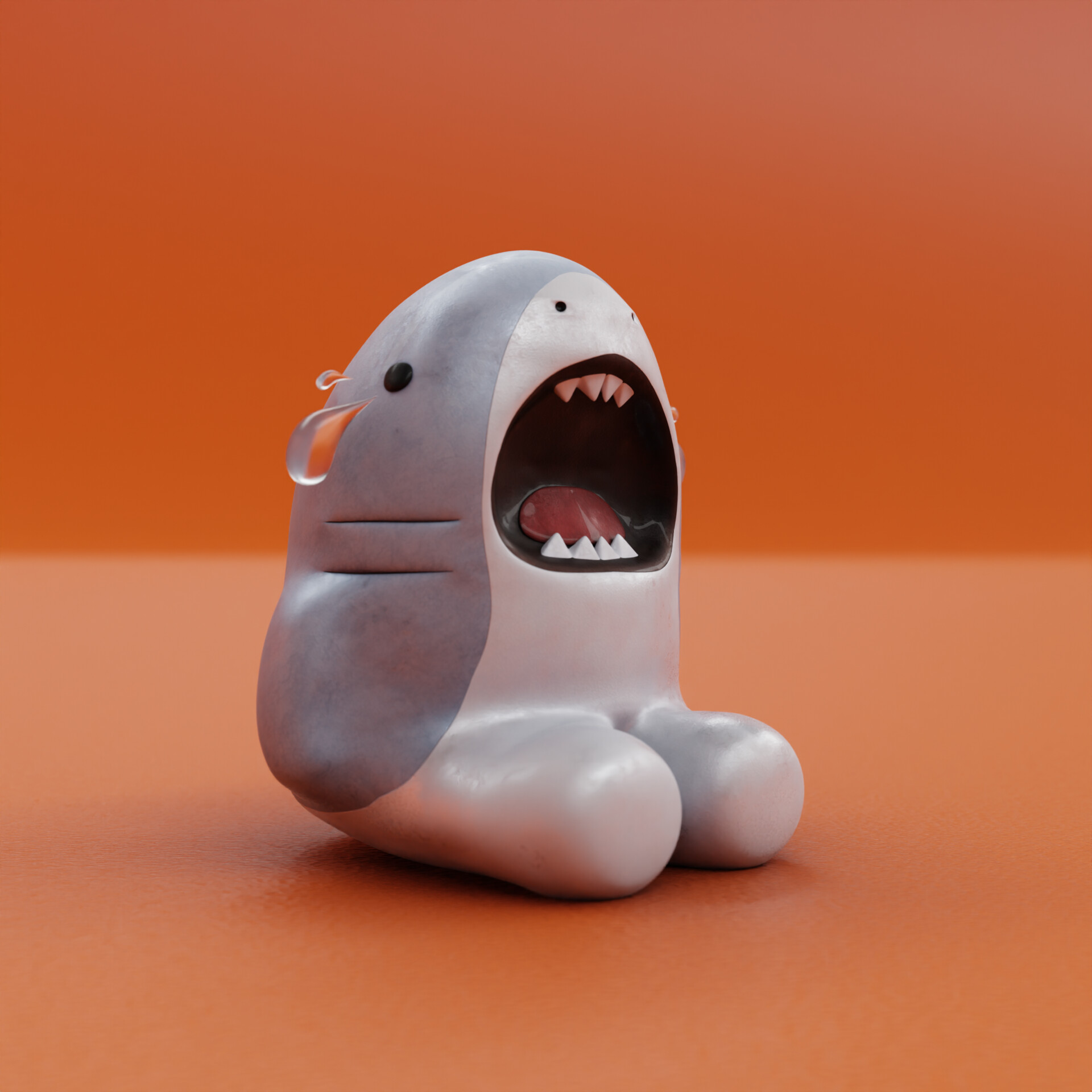 ArtStation - The Lonely Little Hojiro Shark!!! 🦈