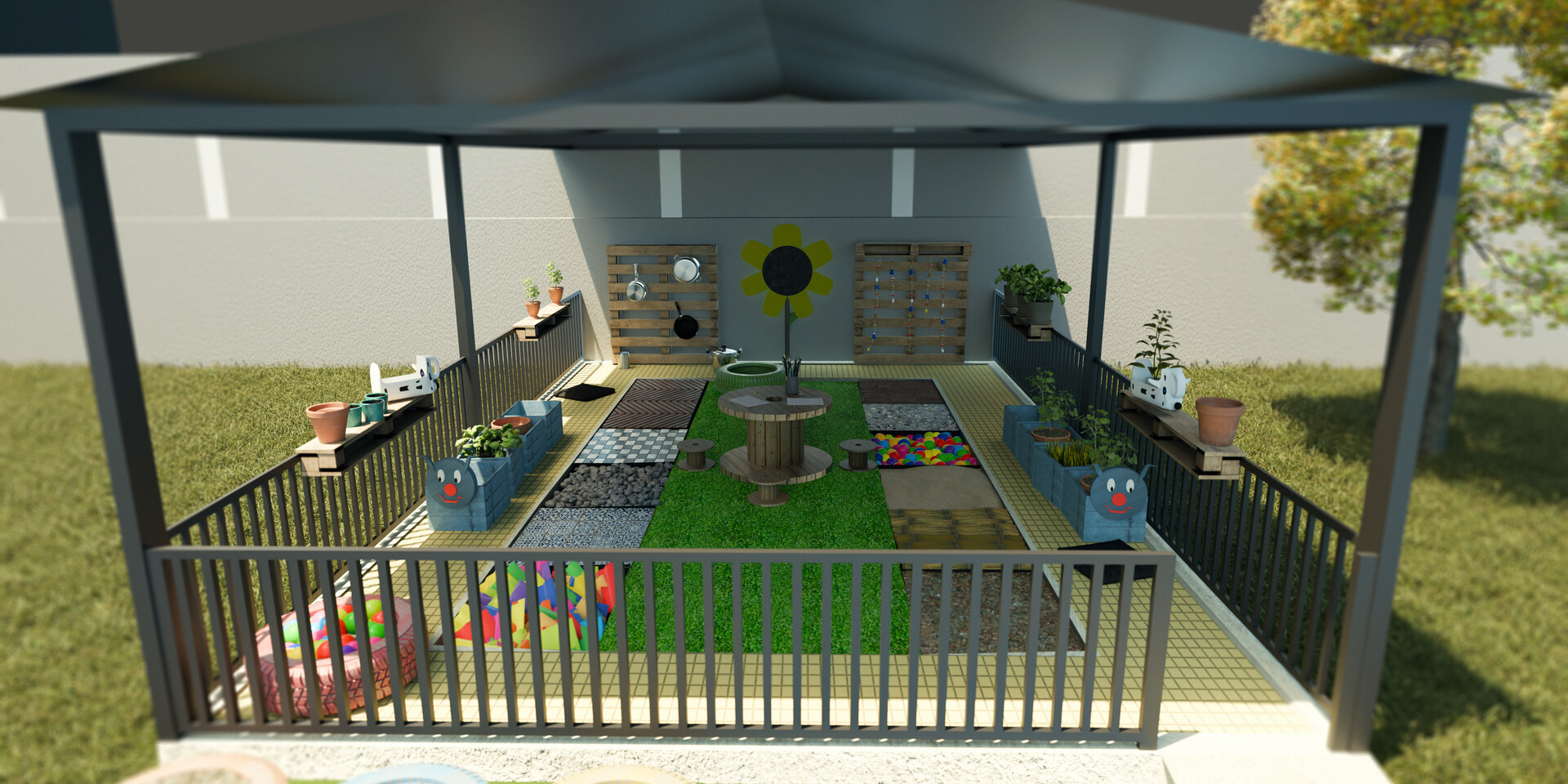 ArtStation - Sensory Patio for Children with Autism