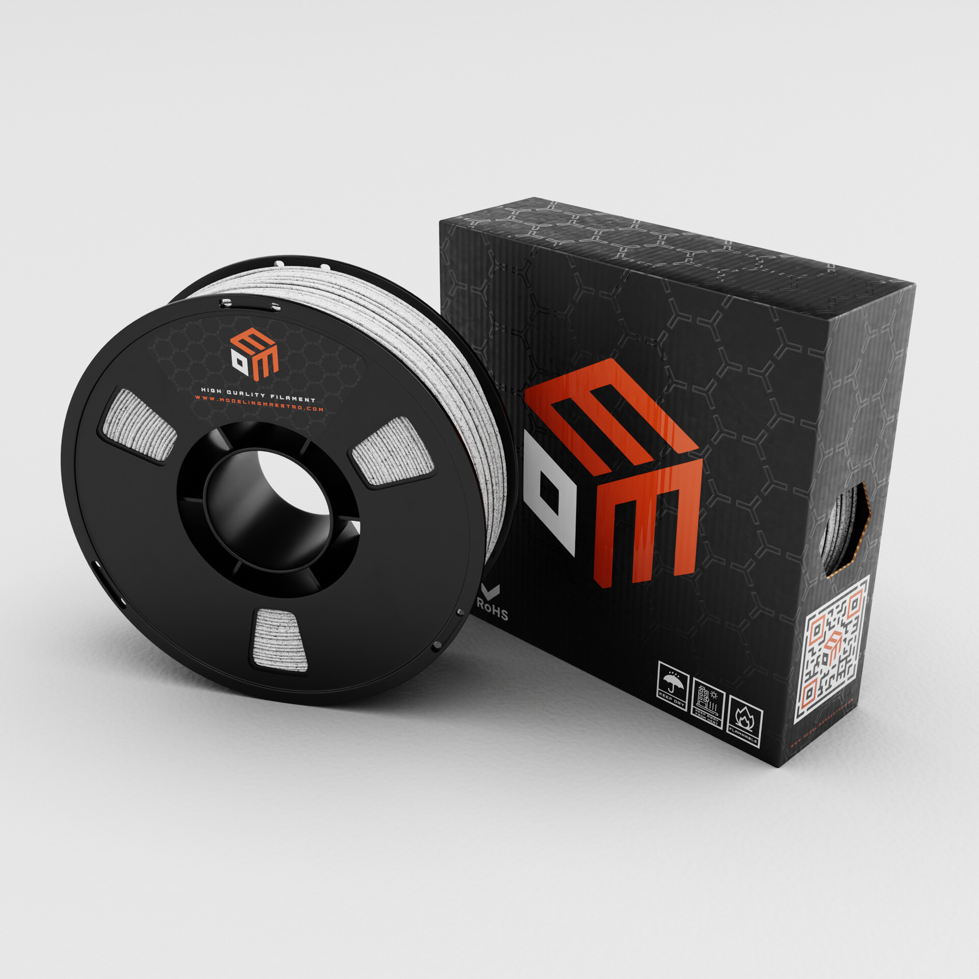 ArtStation - 📦 Product Rendering of Spool and Filament packaging.